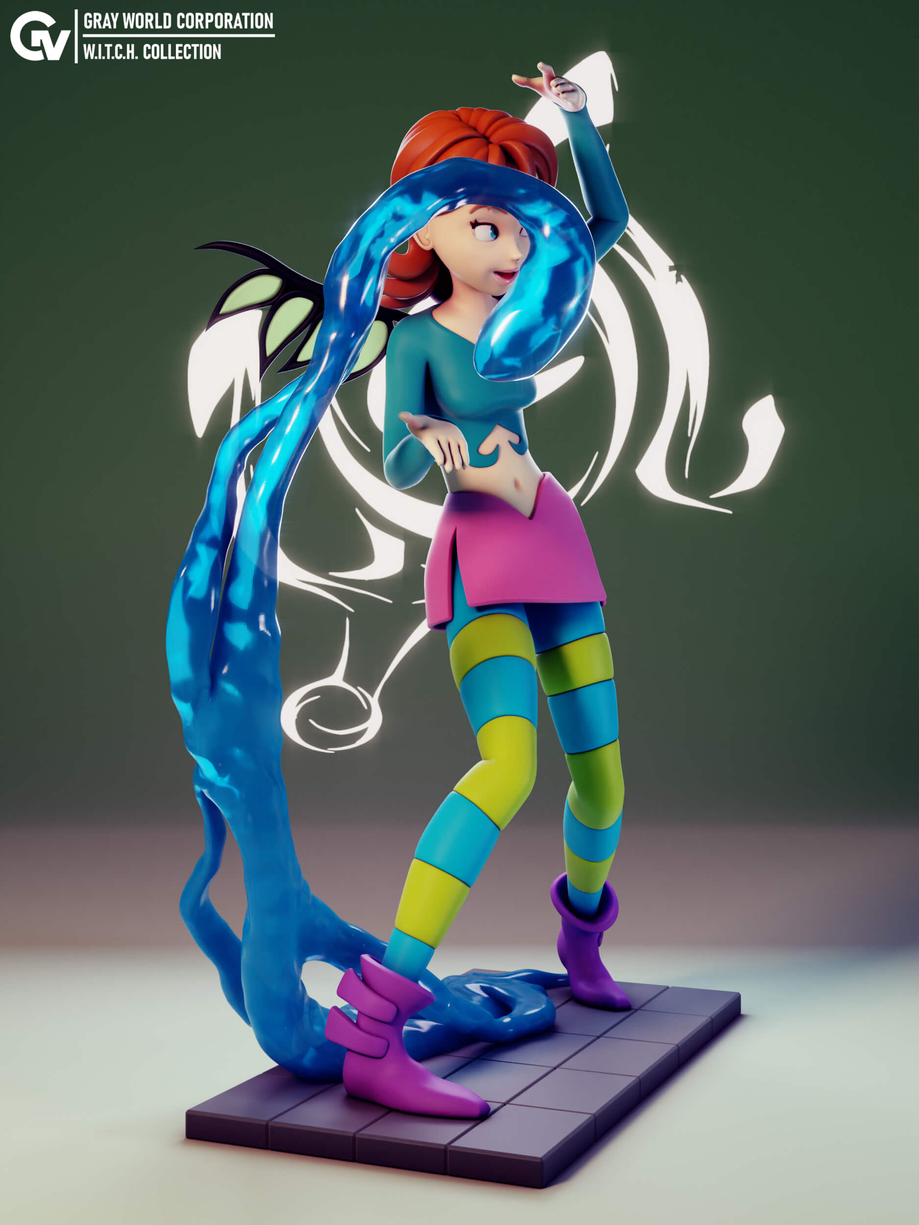 Irma Lair - W.i.t.c.h 3D Model by Gray World Corporation