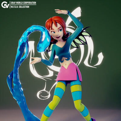 Irma Lair - W.i.t.c.h 3D Model by Gray World Corporation