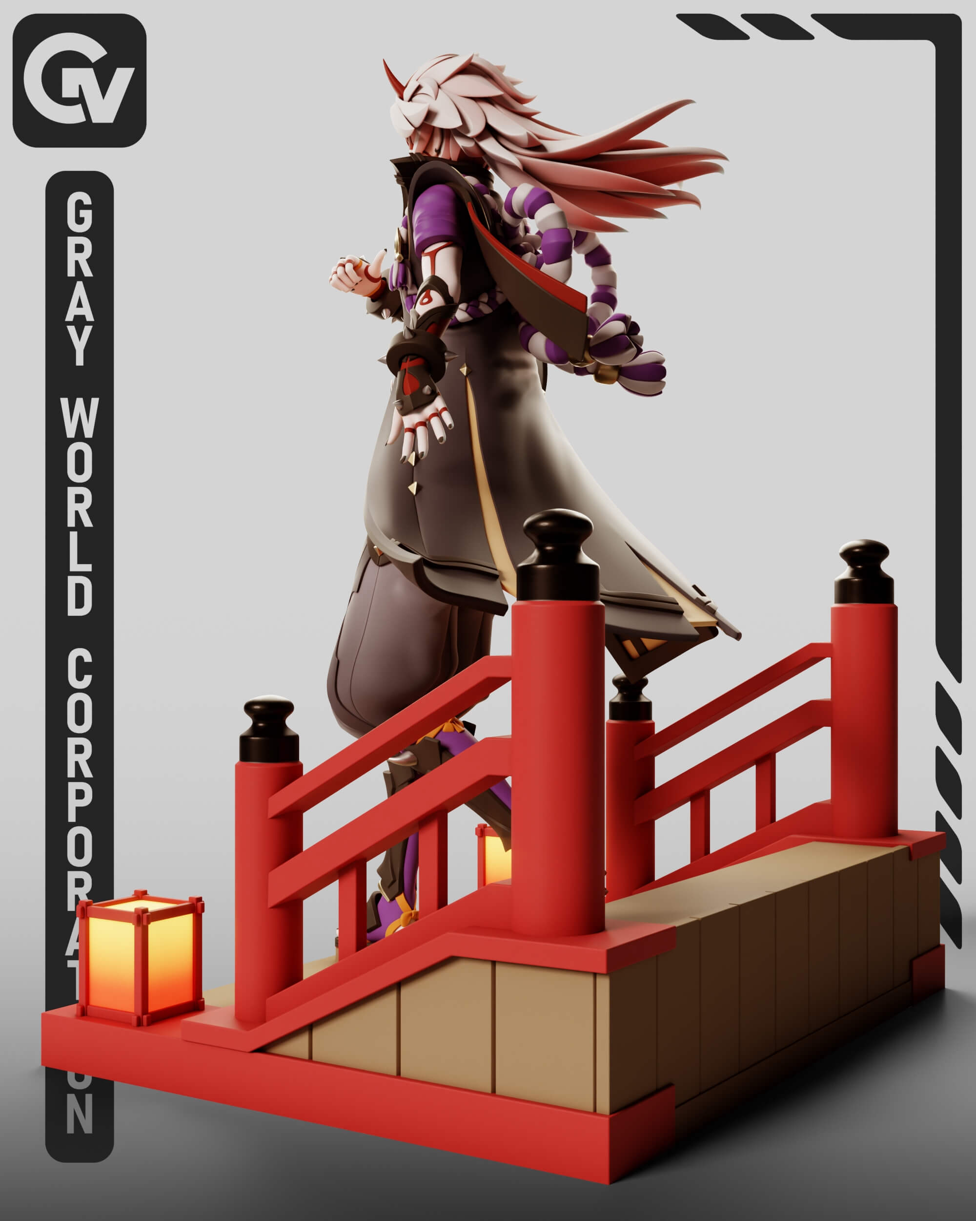 Itto - Genshin Impact 3D Model by Gray World Corporation