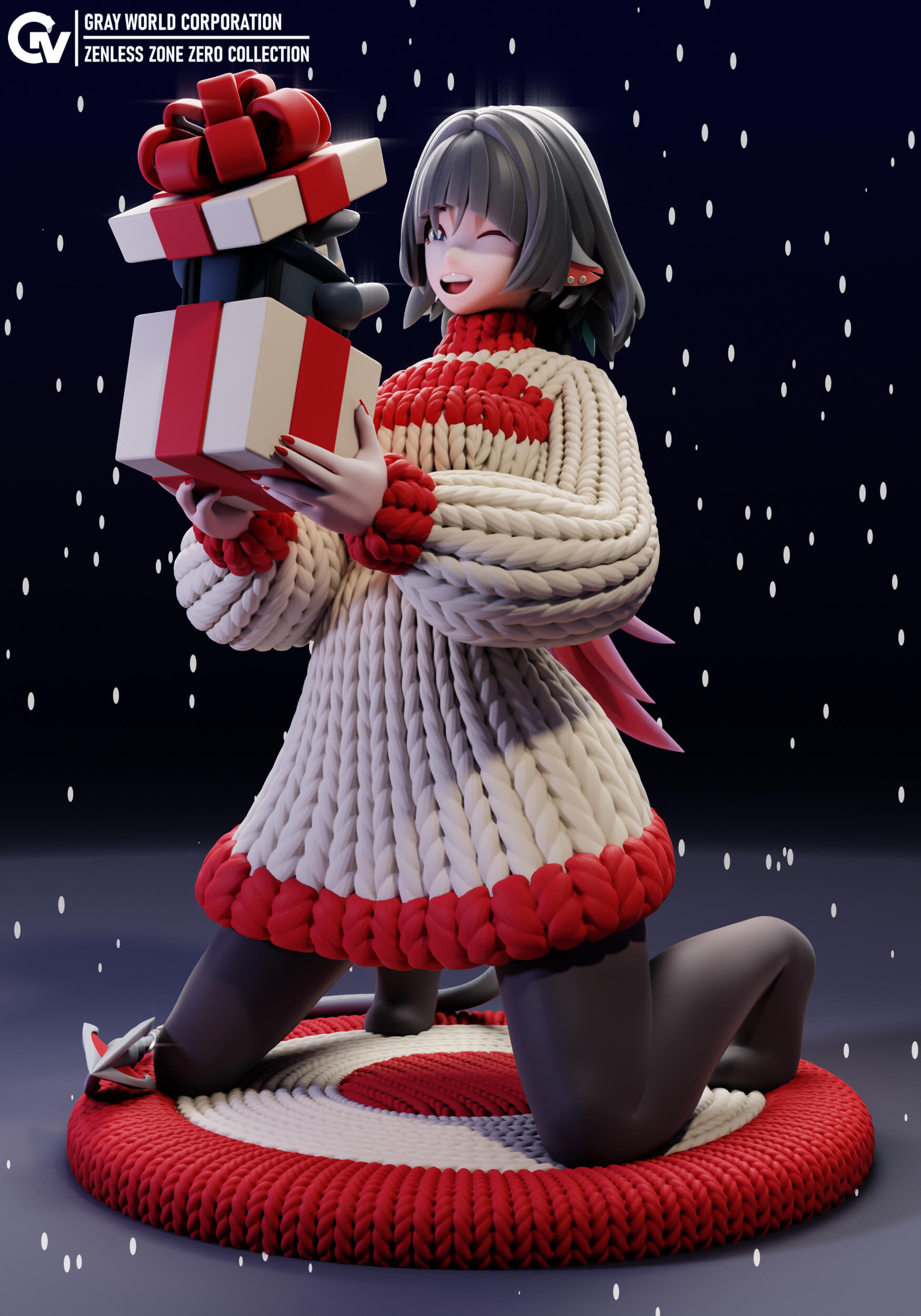 Jane Doe 2 - Zenless Zone Zero 3D Model by Gray World Corporation