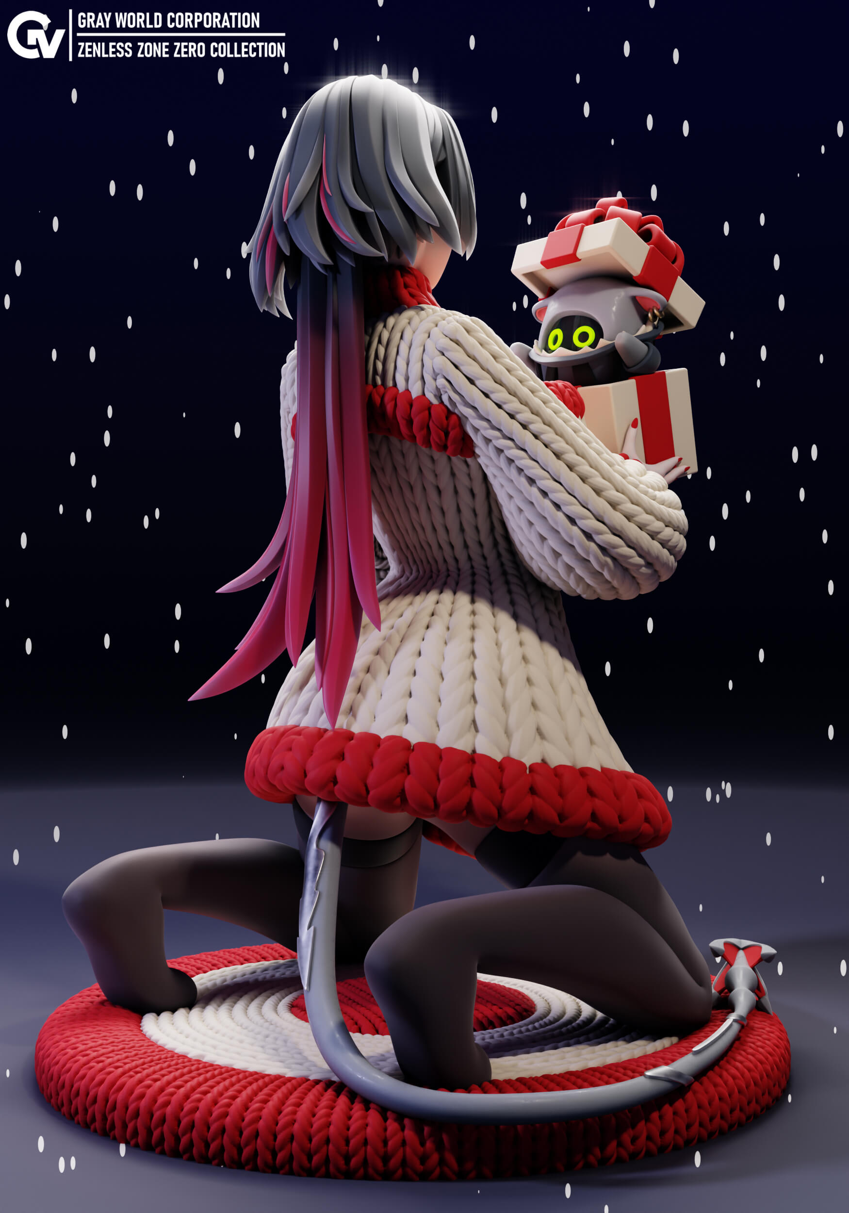 Jane Doe 2 - Zenless Zone Zero 3D Model by Gray World Corporation