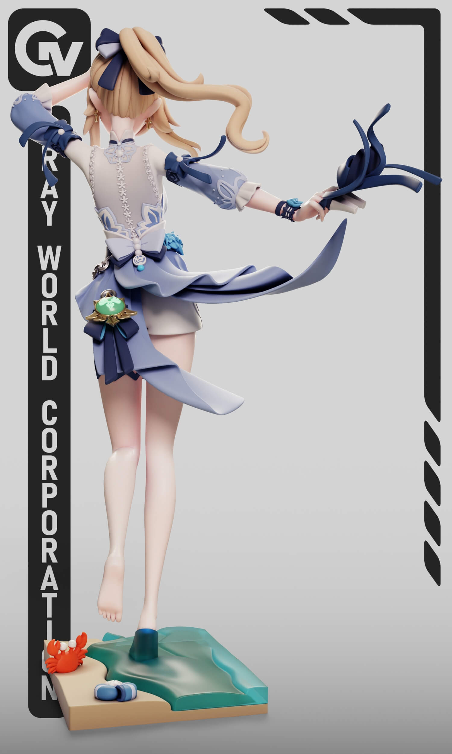 Jean "Sea Breeze Dandelion" - Genshin Impact 3D Model by Gray World Corporation