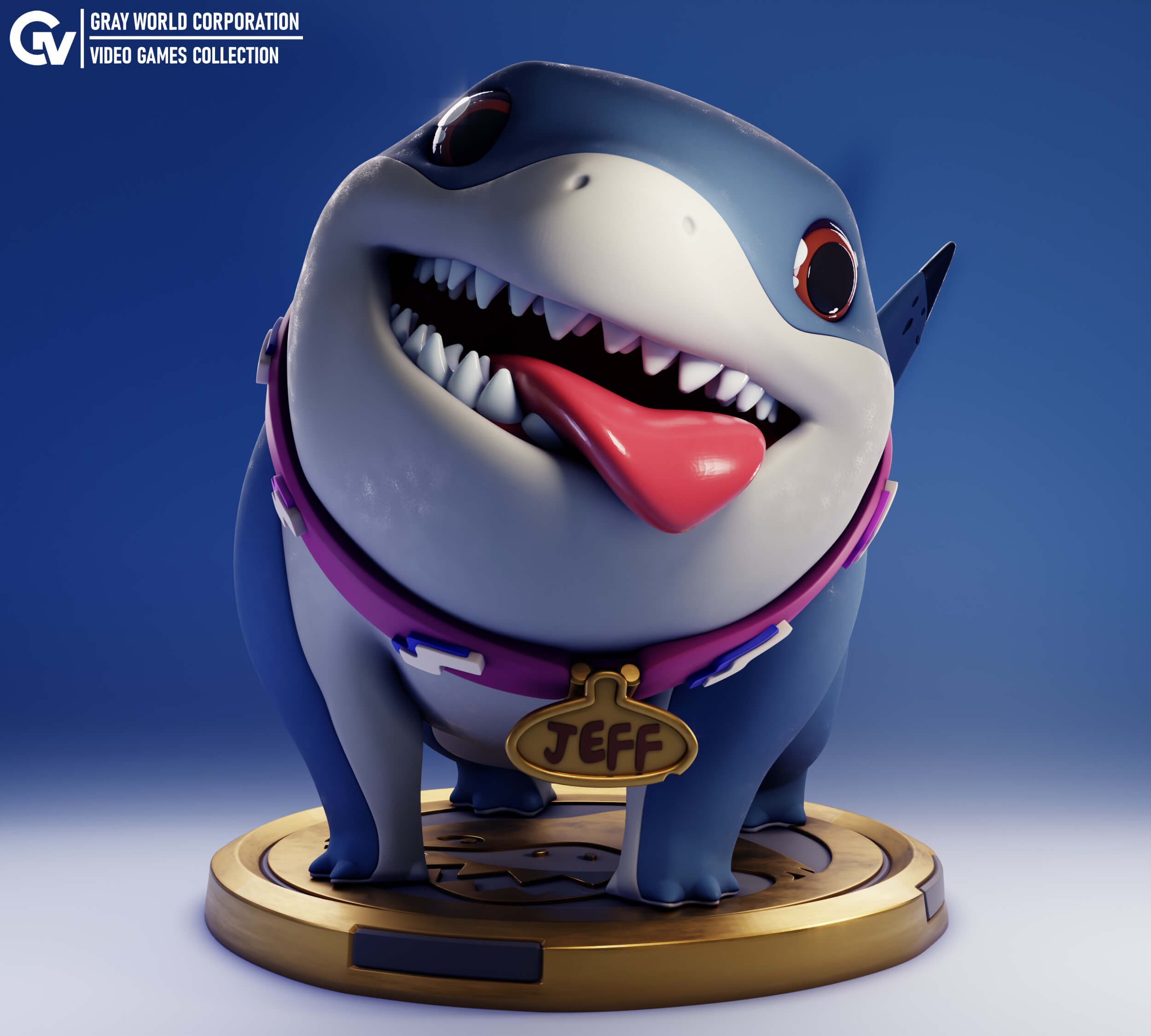 Jeff The Land Shark - Marvel Rivals 3D Model by Gray World Corporation