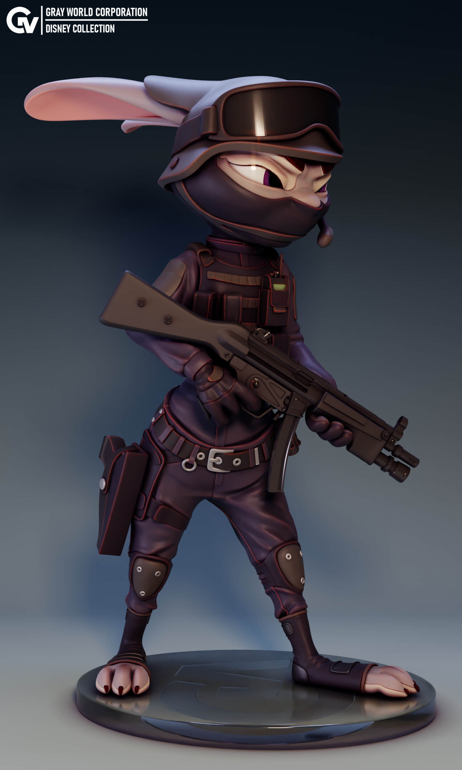 Judy Hopps "S.w.a.t." - Zootopia 3D Model by Gray World Corporation