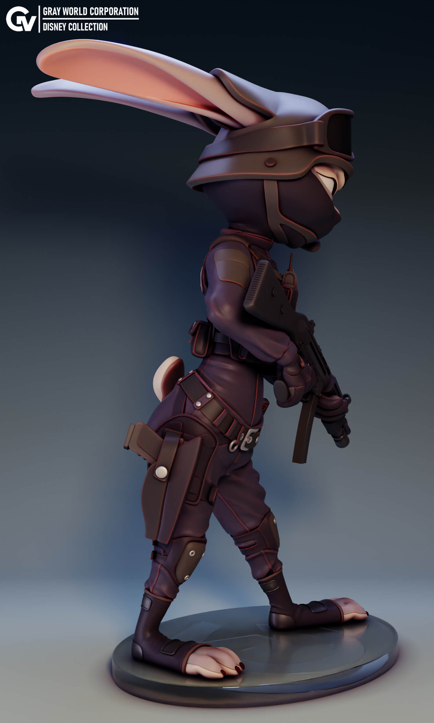 Judy Hopps "S.w.a.t." - Zootopia 3D Model by Gray World Corporation