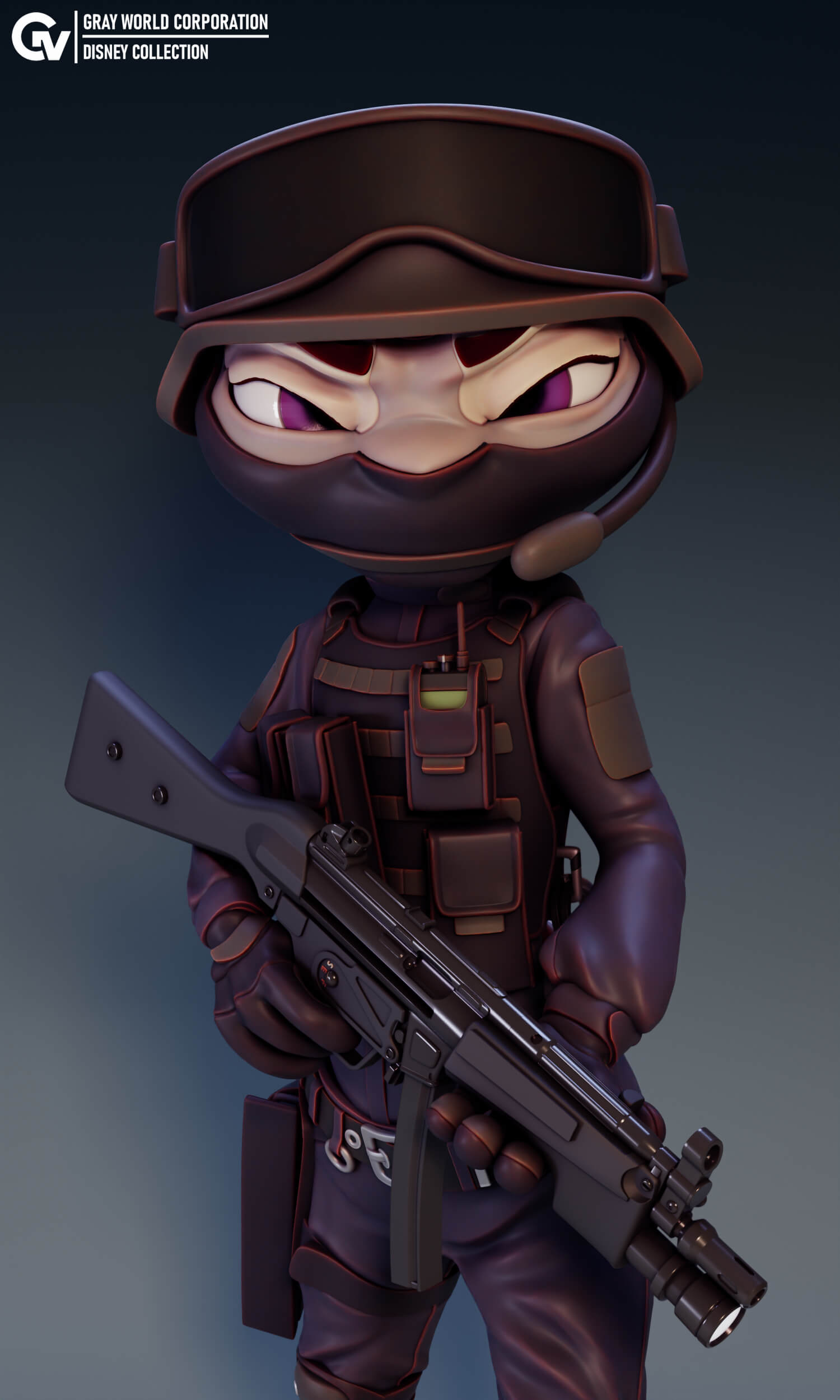 Judy Hopps "S.w.a.t." - Zootopia 3D Model by Gray World Corporation