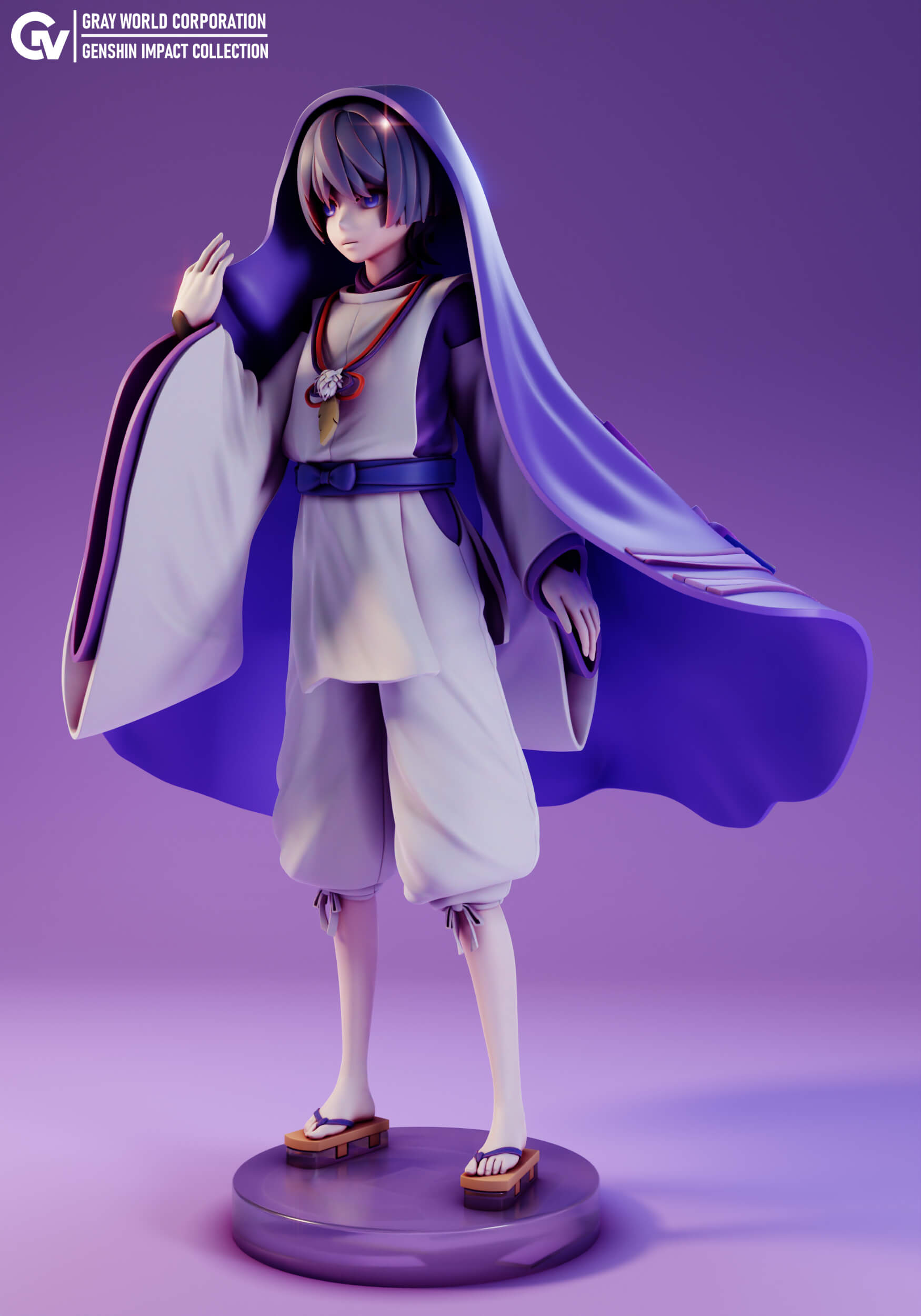 Kabukimono 2 - Genshin Impact 3D Model by Gray World Corporation