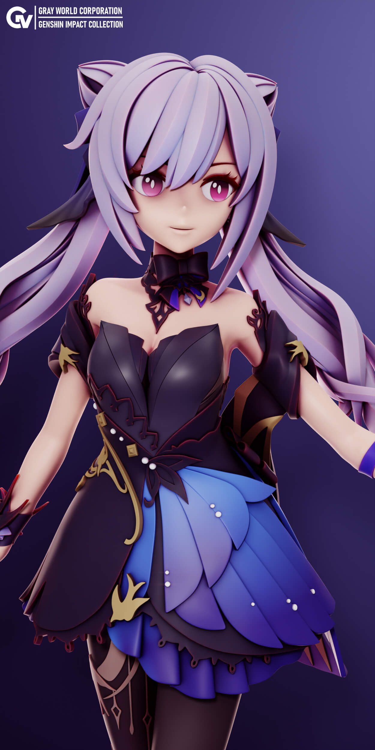 Keqing "Opulent Splendor" - Genshin Impact 3D Model by Gray World ...