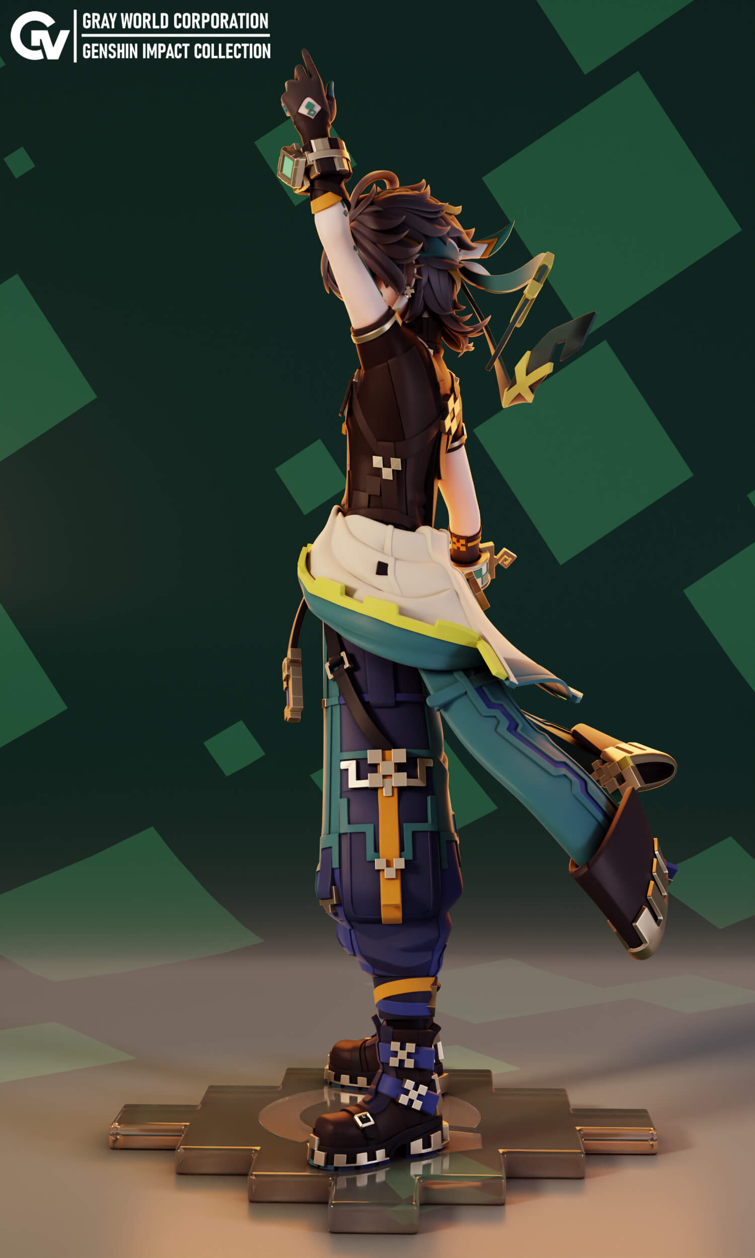 Kinich - Genshin Impact 3D Model by Gray World Corporation