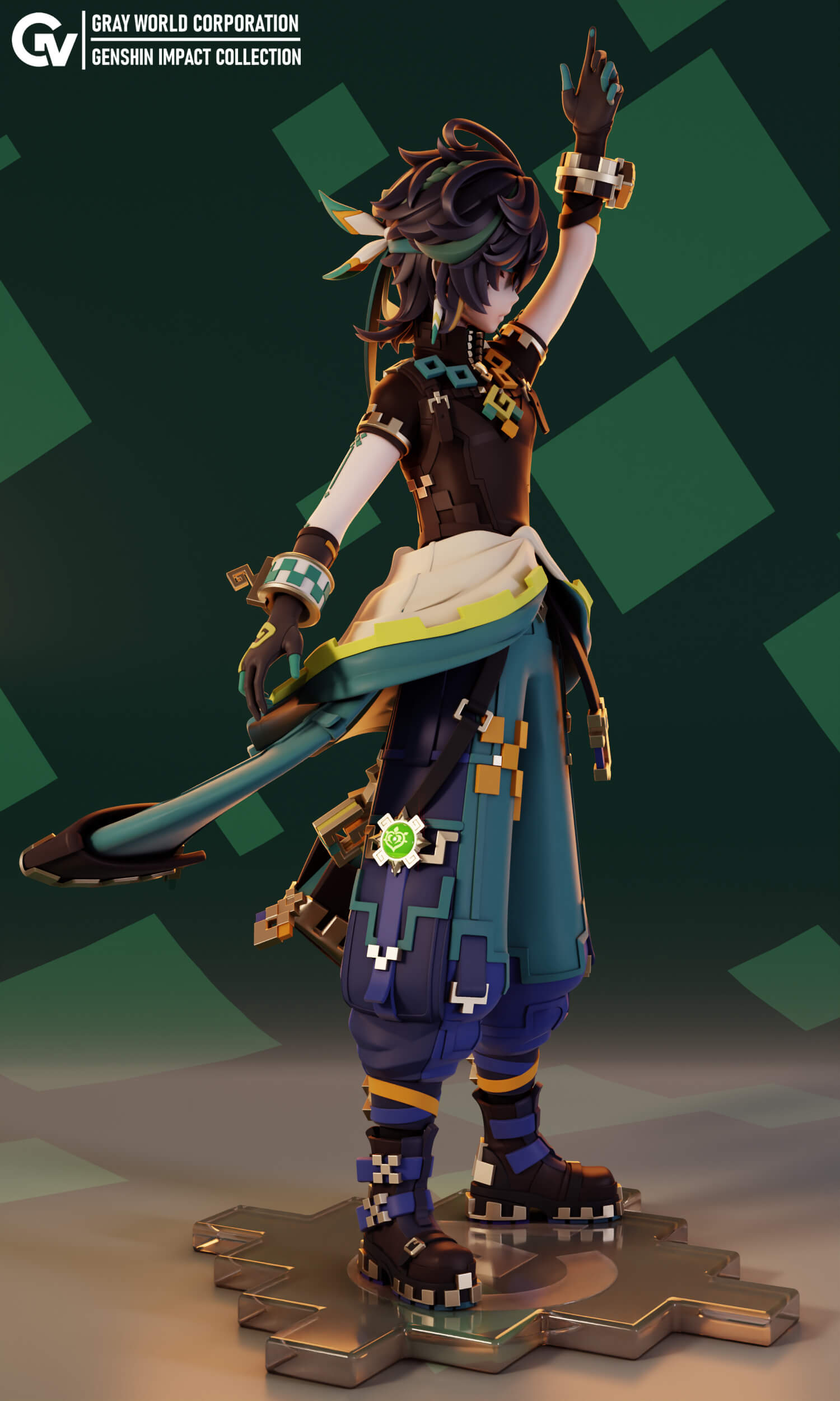 Kinich - Genshin Impact 3D Model by Gray World Corporation