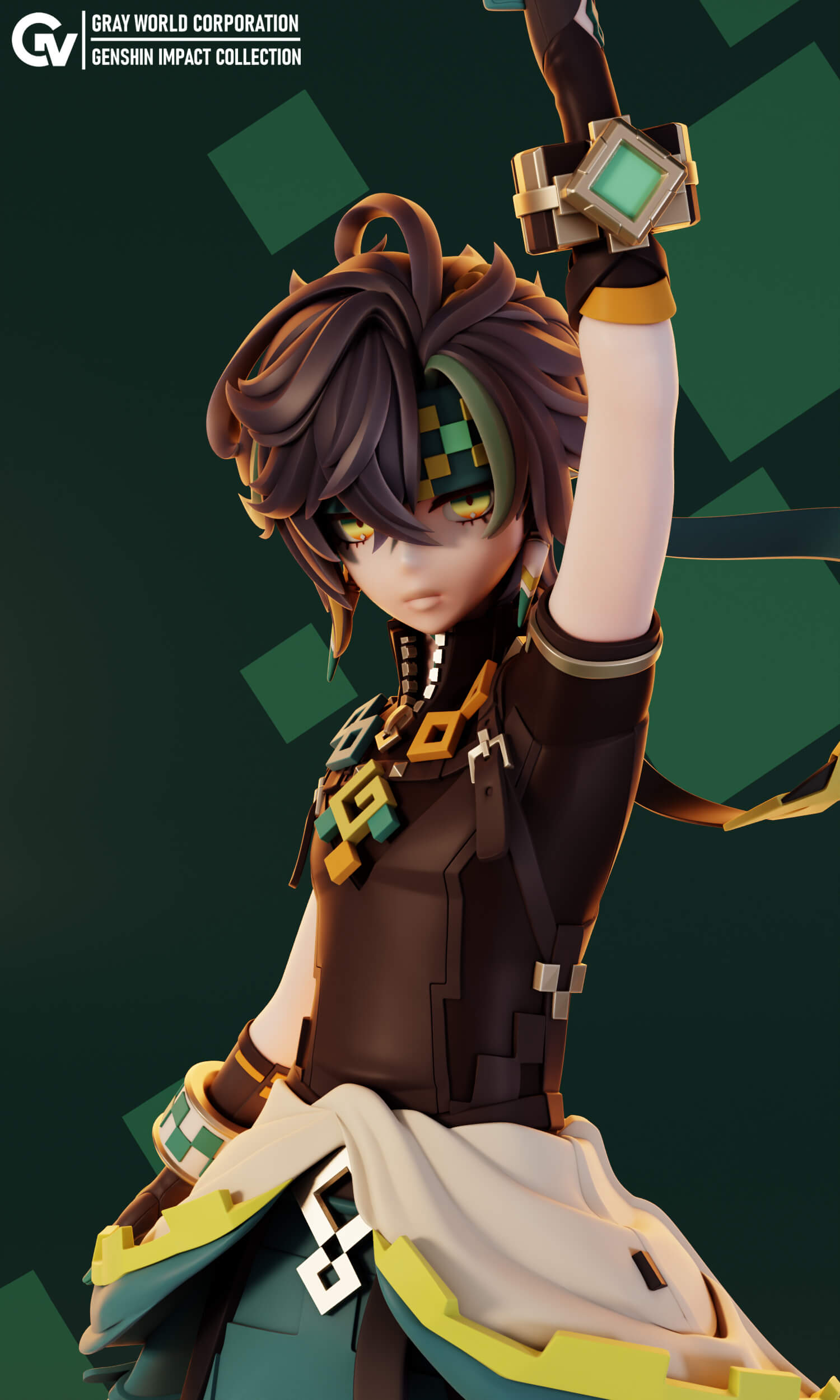 Kinich - Genshin Impact 3D Model by Gray World Corporation