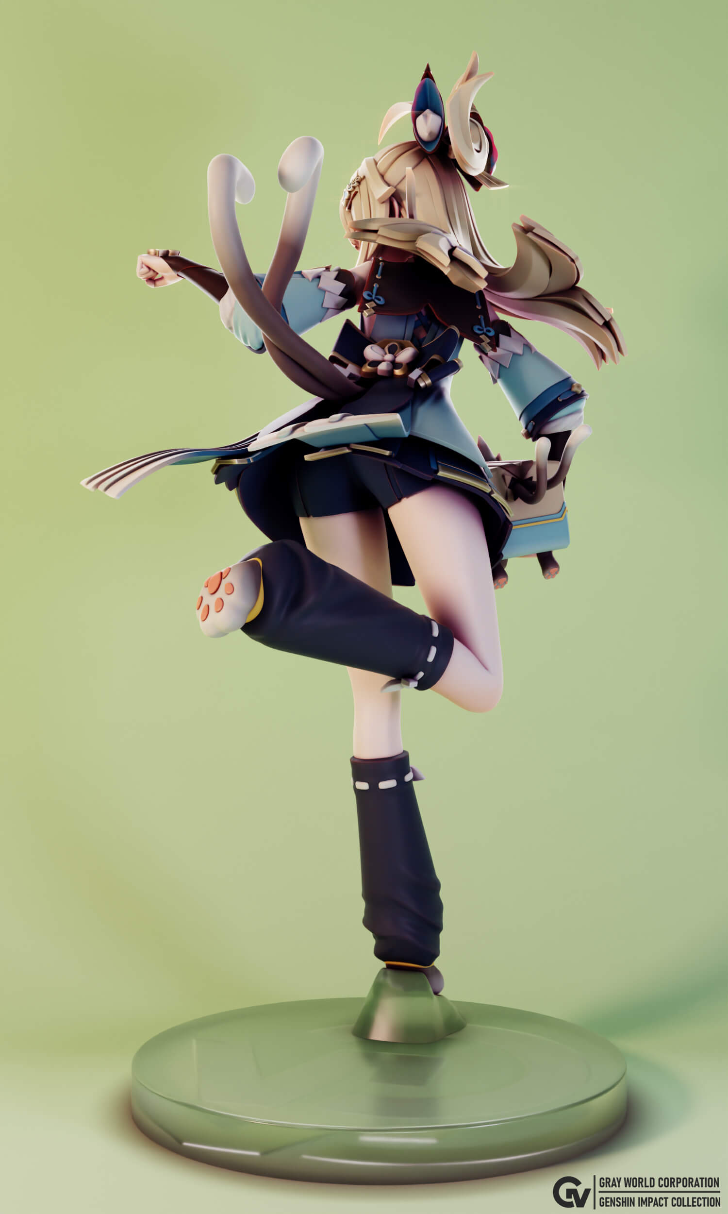 Kirara - Genshin Impact 3D Model by Gray World Corporation