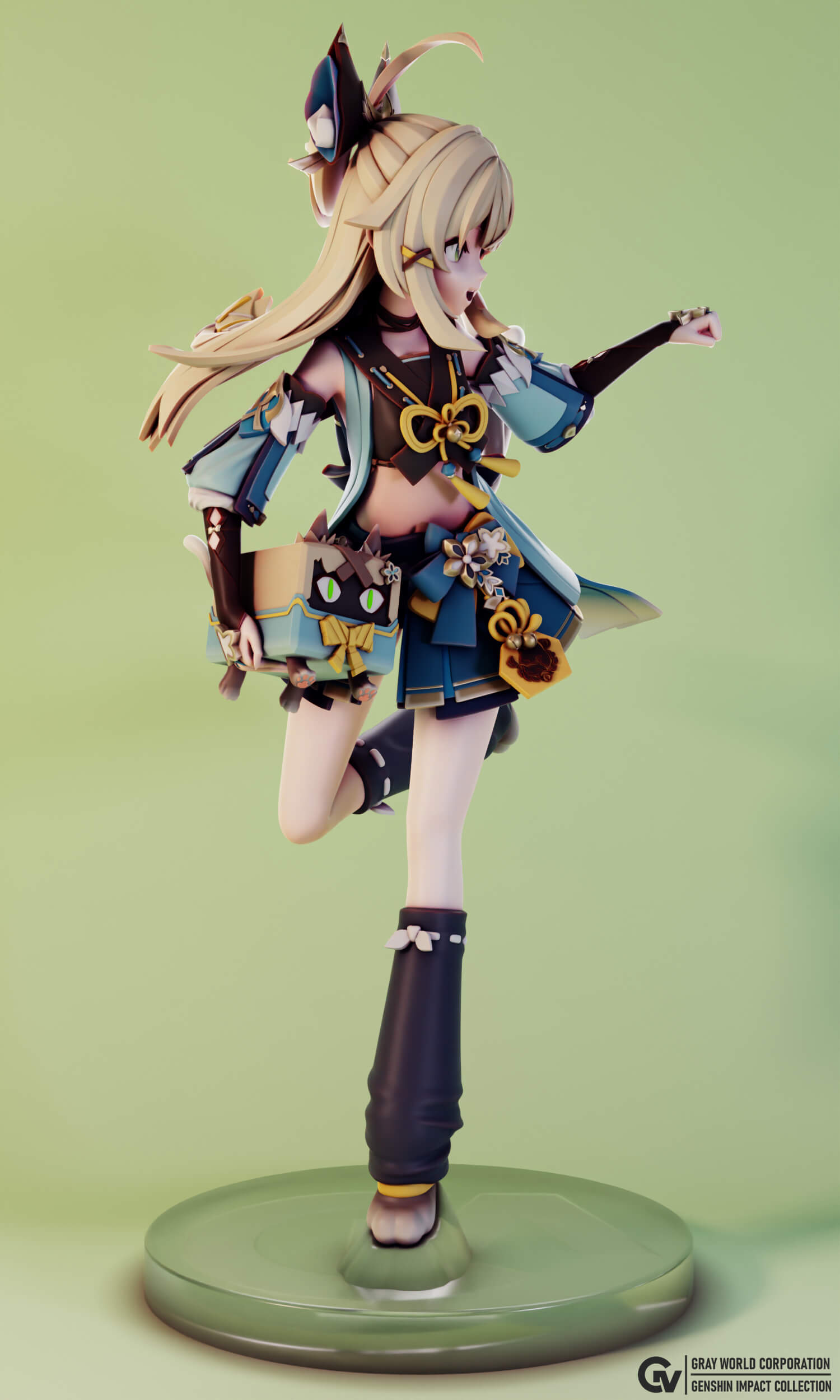 Kirara - Genshin Impact 3D Print Model by Gray World Corporation