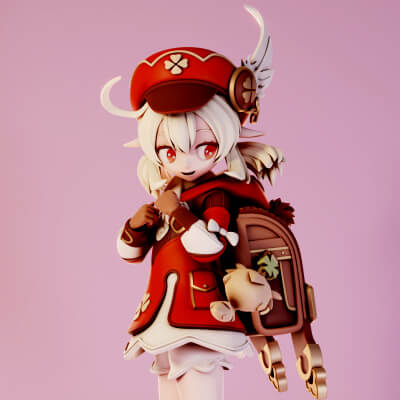 Klee - Genshin Impact 3D Model by Gray World Corporation