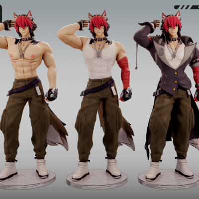 Komano Manato 2 - Zenless Zone Zero 3D Model by Gray World Corporation