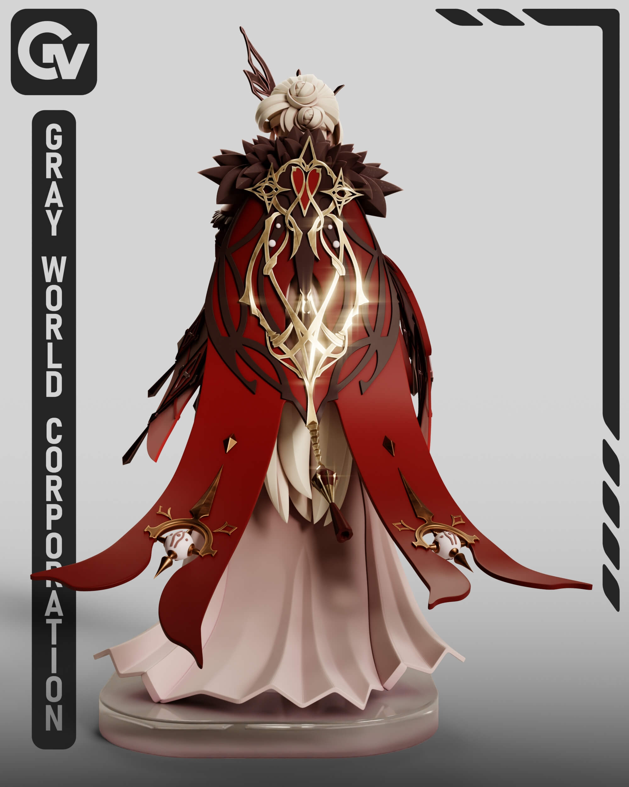 La Signora - Genshin Impact 3D Model by Gray World Corporation
