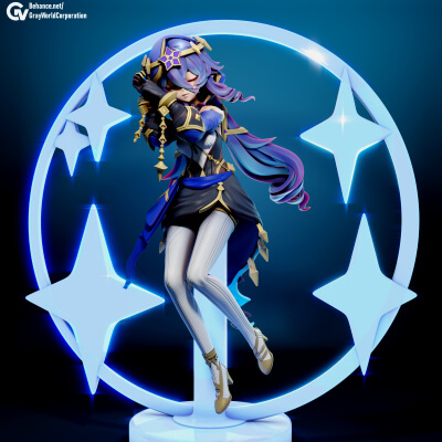 Layla 2 - Genshin Impact 3D Model by Gray World Corporation