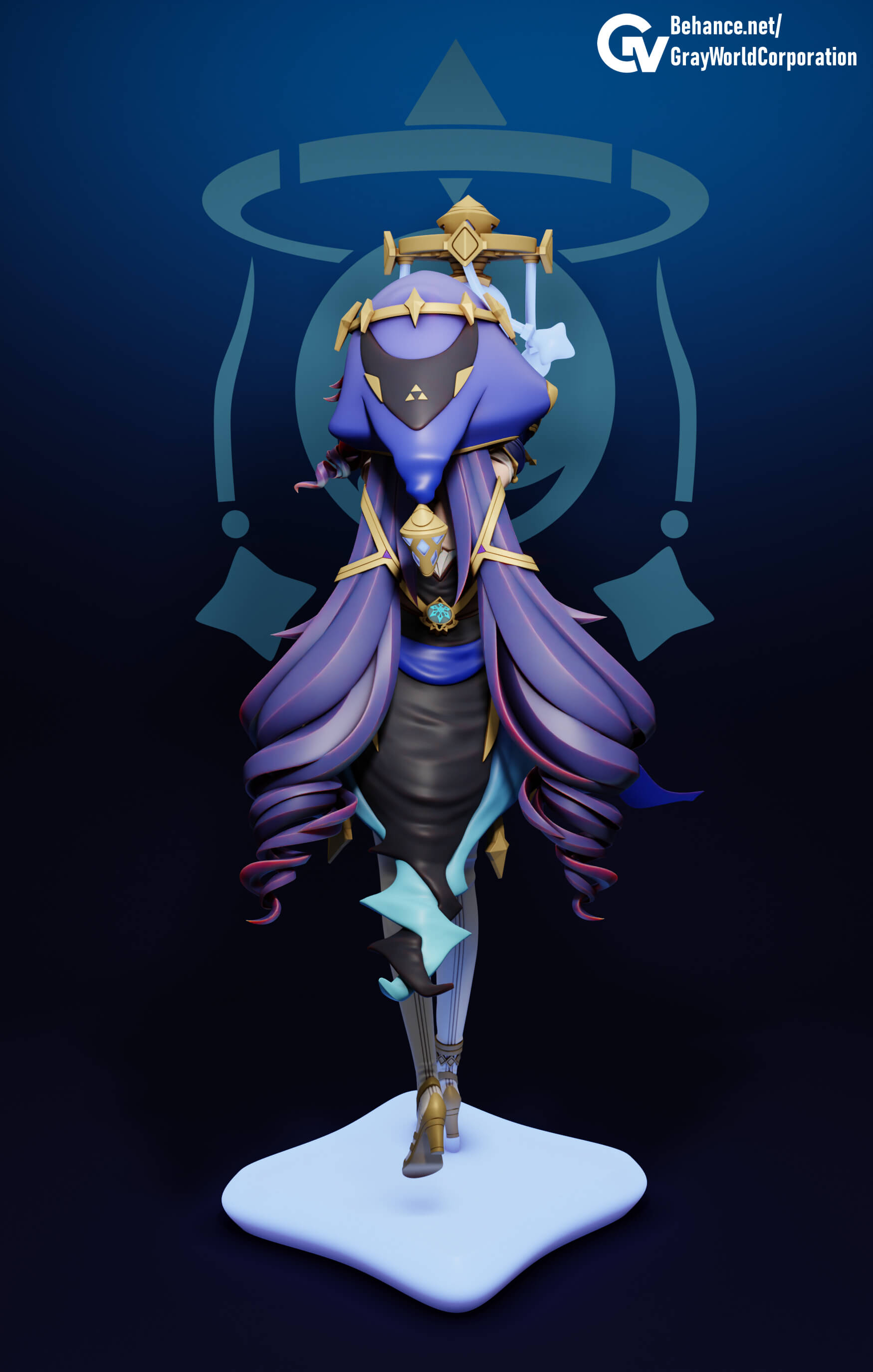 Layla - Genshin Impact 3D Print Model by Gray World Corporation