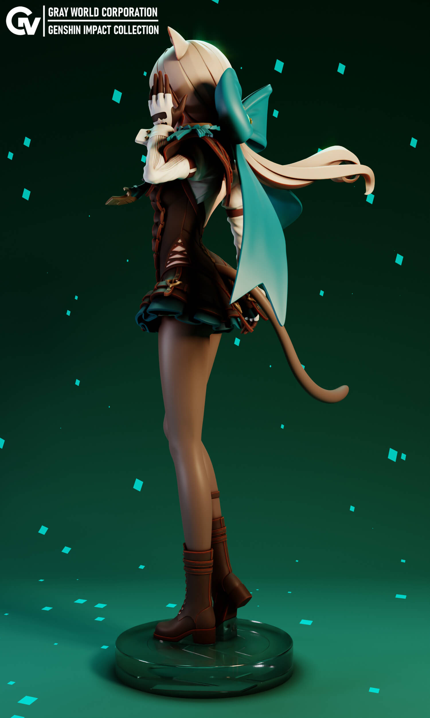 Lynette - Genshin Impact 3D Model by Gray World Corporation