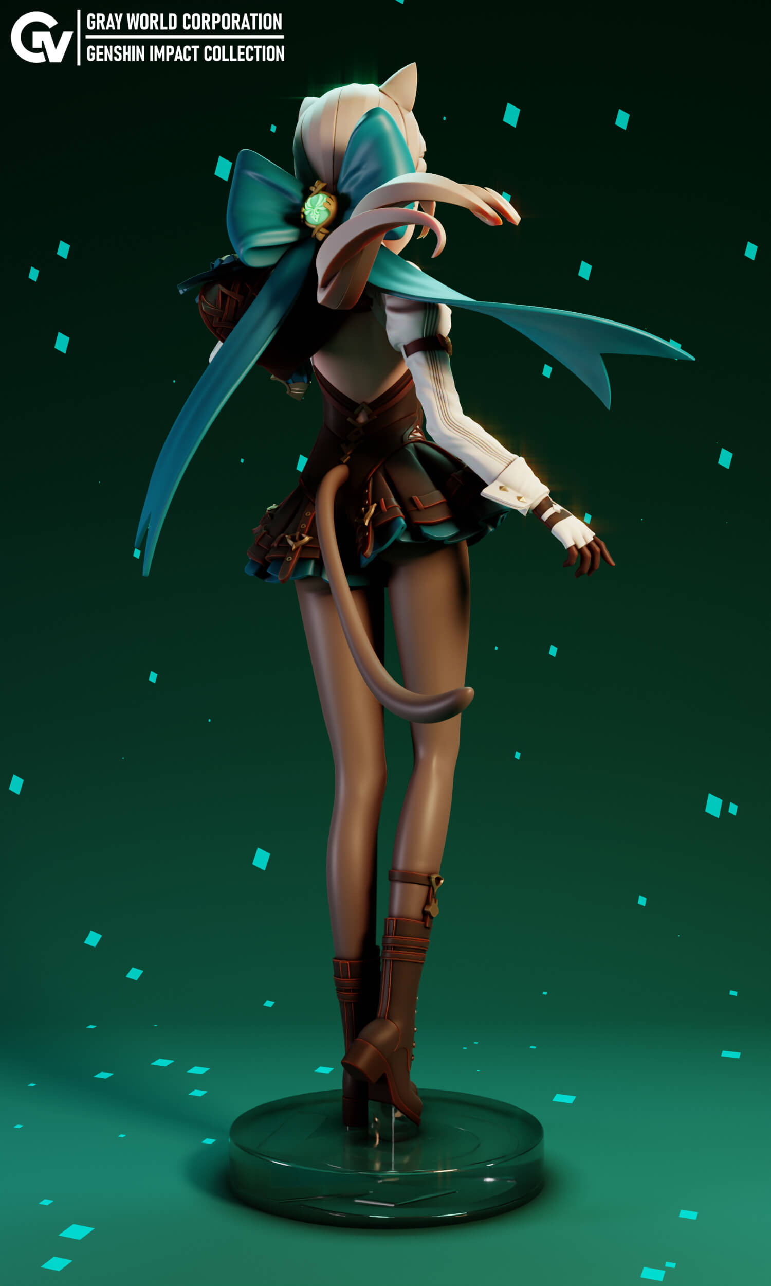 Lynette - Genshin Impact 3D Model by Gray World Corporation