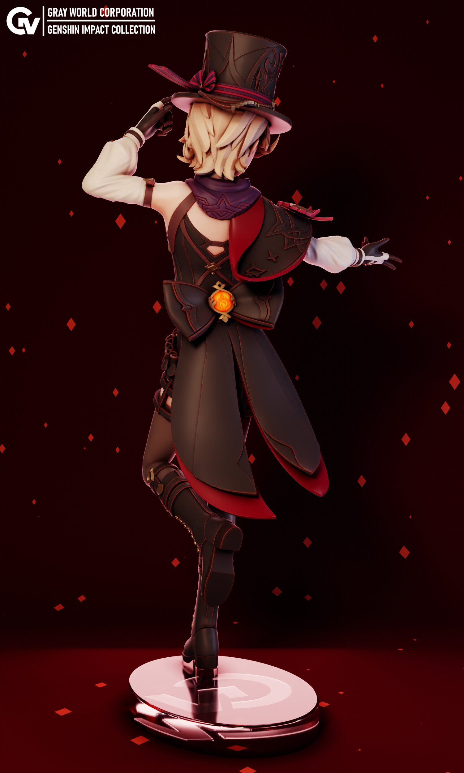 Lyney - Genshin Impact 3D Model by Gray World Corporation