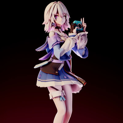 March 7th - Honkai: Star Rail 3D Model by Gray World Corporation