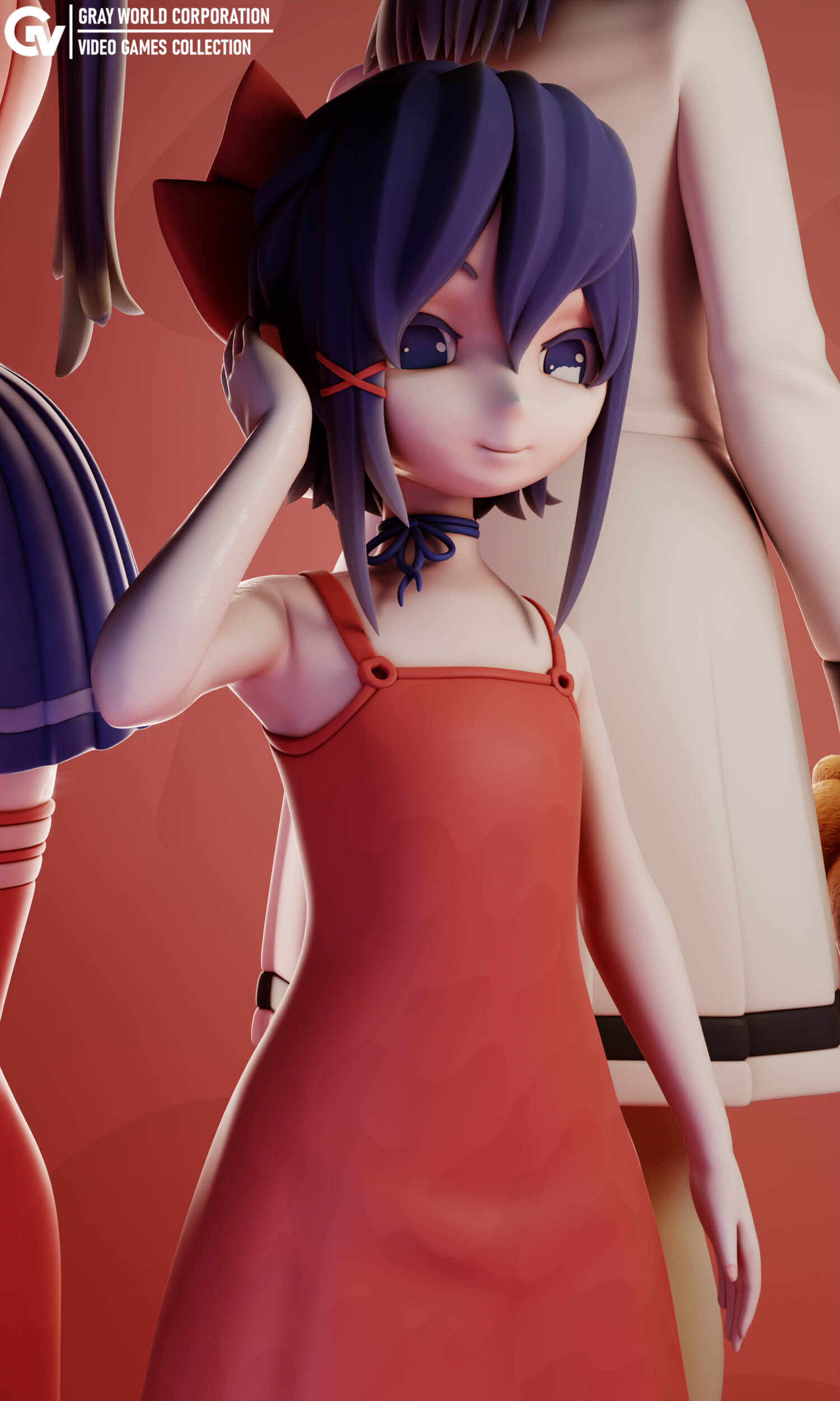 Mita 2 - Miside 3D Model by Gray World Corporation