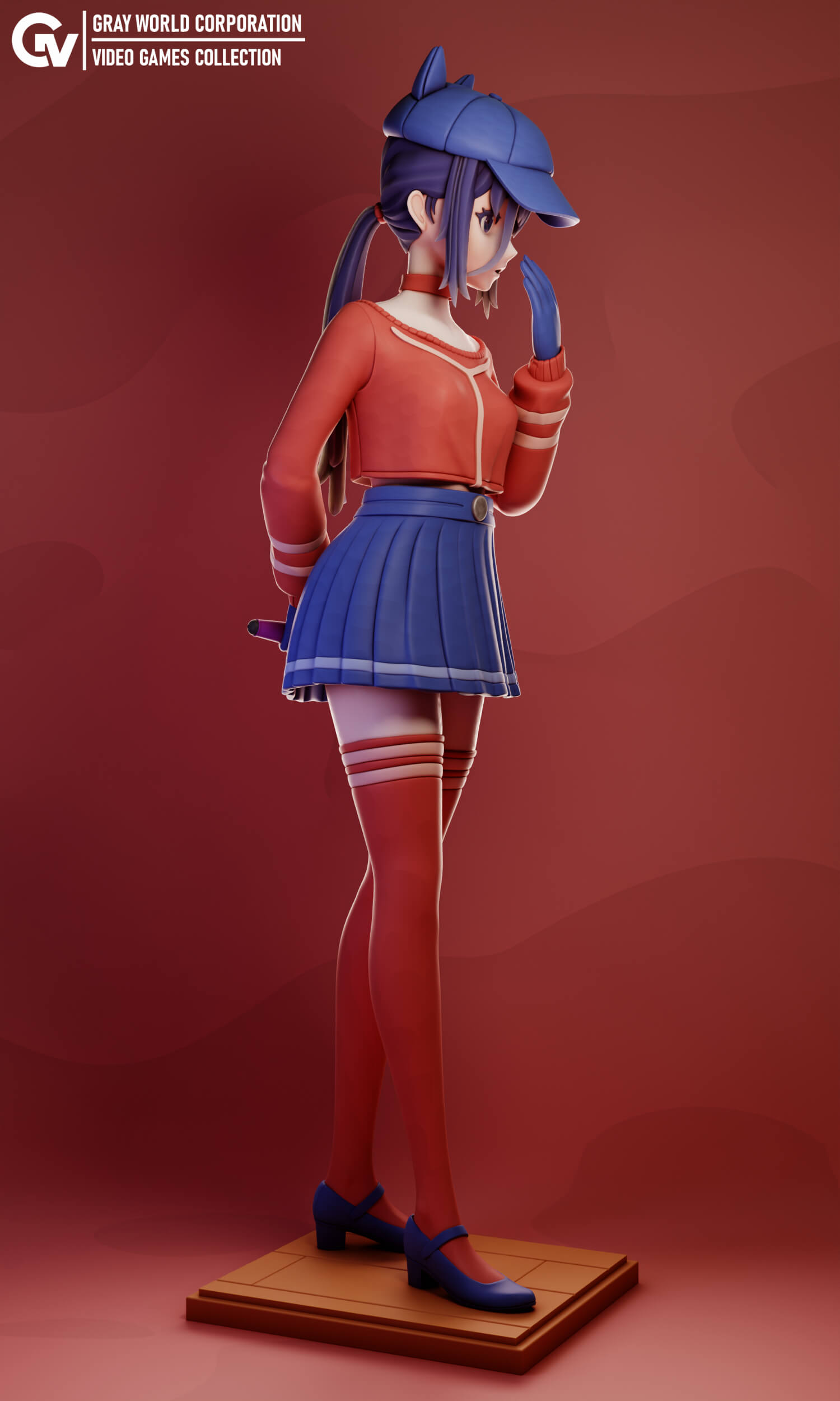 Mita 3 - Miside 3D Model by Gray World Corporation