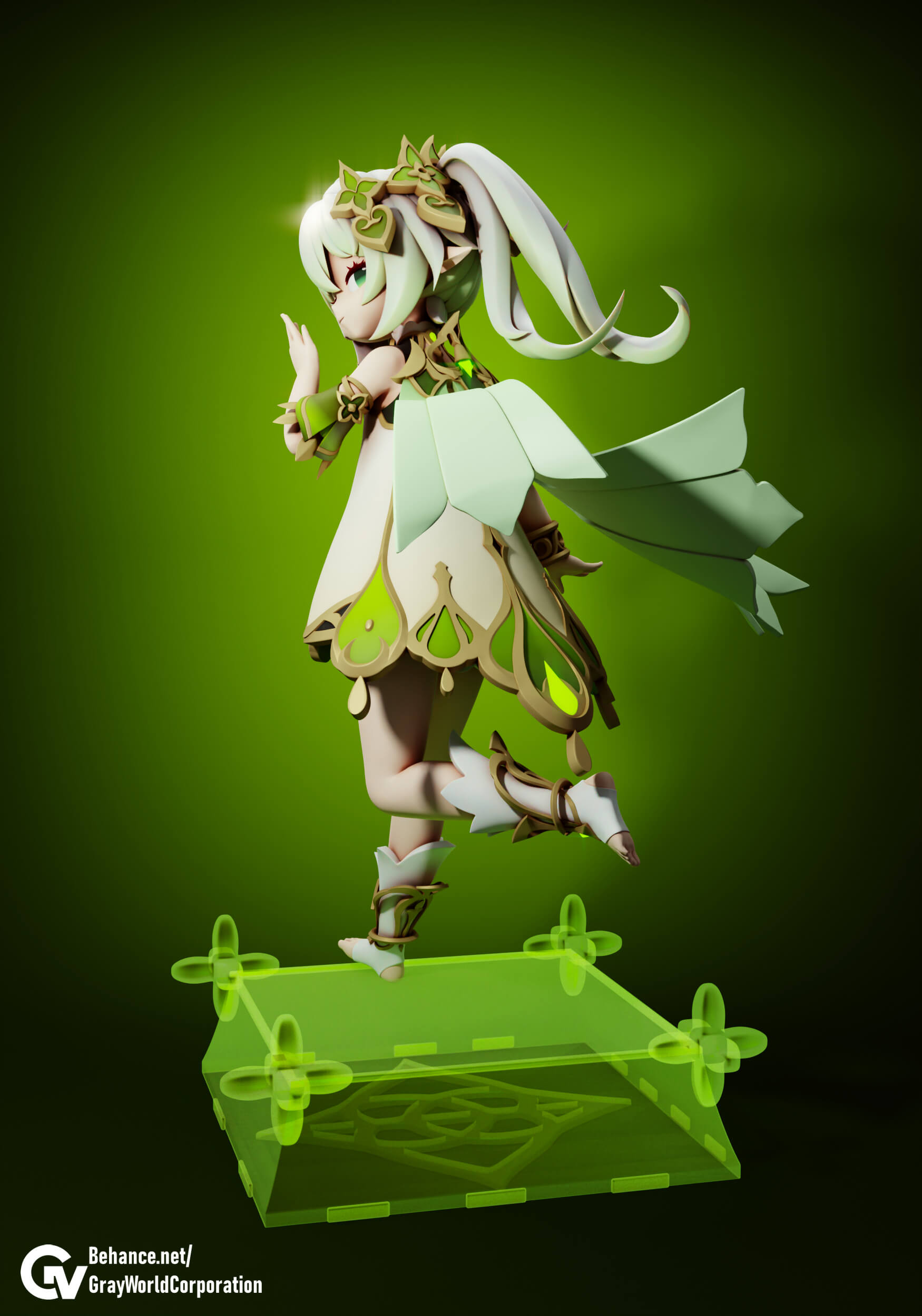 Nahida - Genshin Impact 3D Model by Gray World Corporation