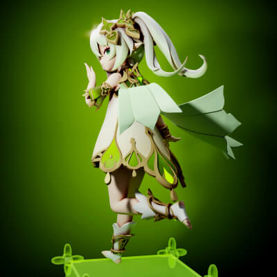 Nahida - Genshin Impact 3D Model by Gray World Corporation