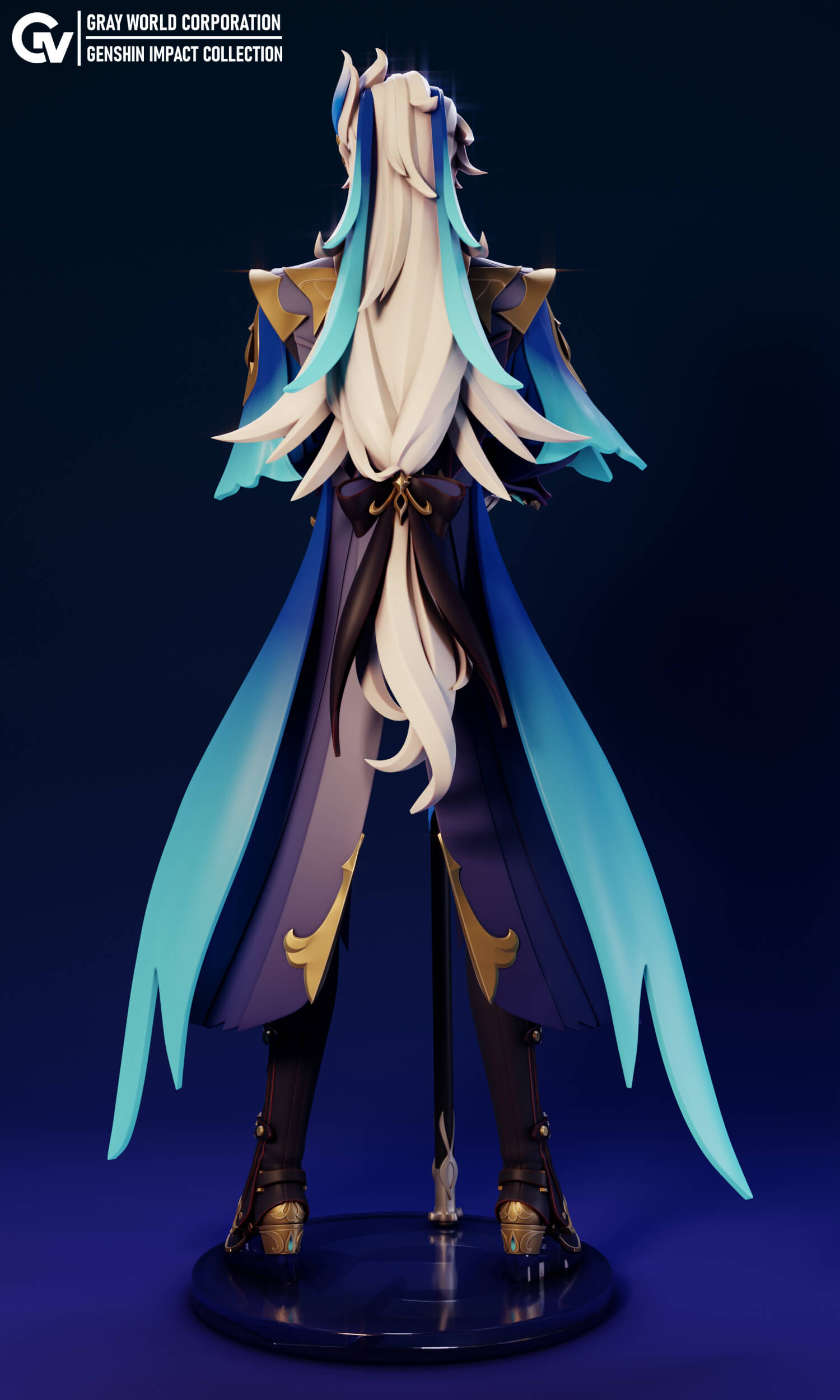 Neuvillette - Genshin Impact 3D Model by Gray World Corporation