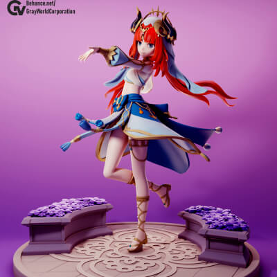 Nilou - Genshin Impact 3D Model by Gray World Corporation