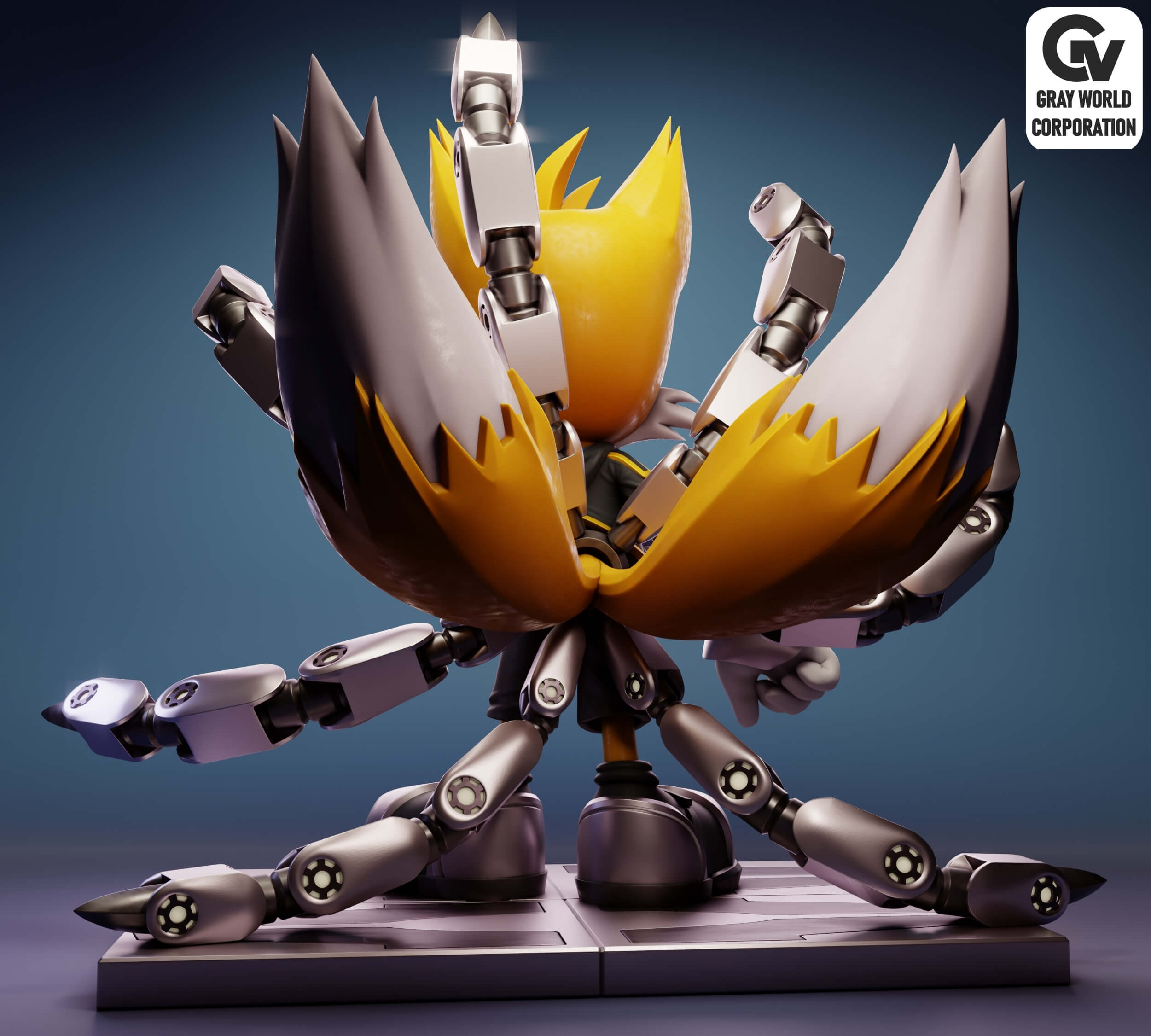 Nine - Sonic The Hedgehog 3D Model by Gray World Corporation