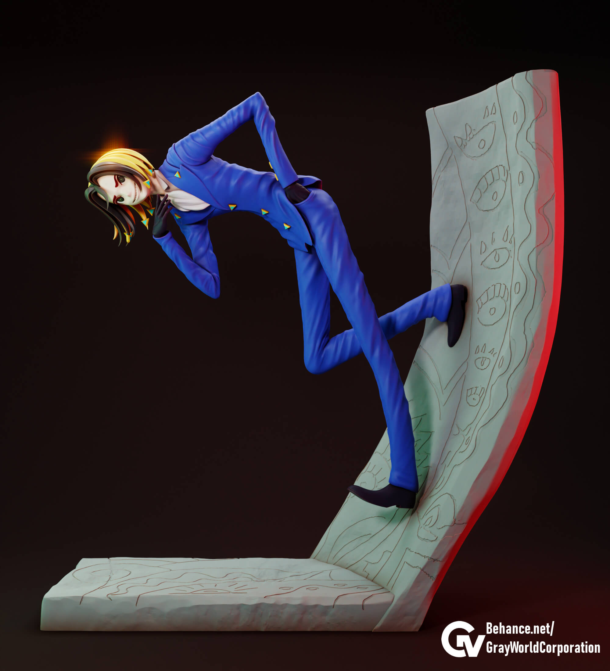 Nougami Neuro - Neuro: Supernatural Detective 3D Model by Gray World ...
