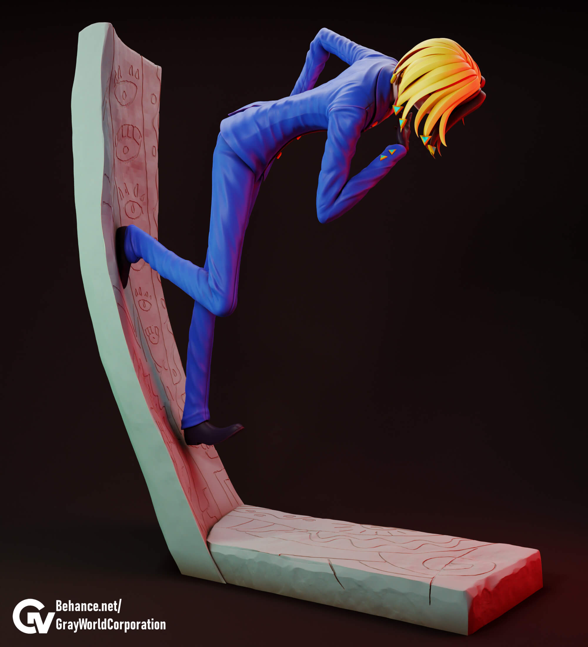 Nougami Neuro - Neuro: Supernatural Detective 3D Print Model by Gray ...