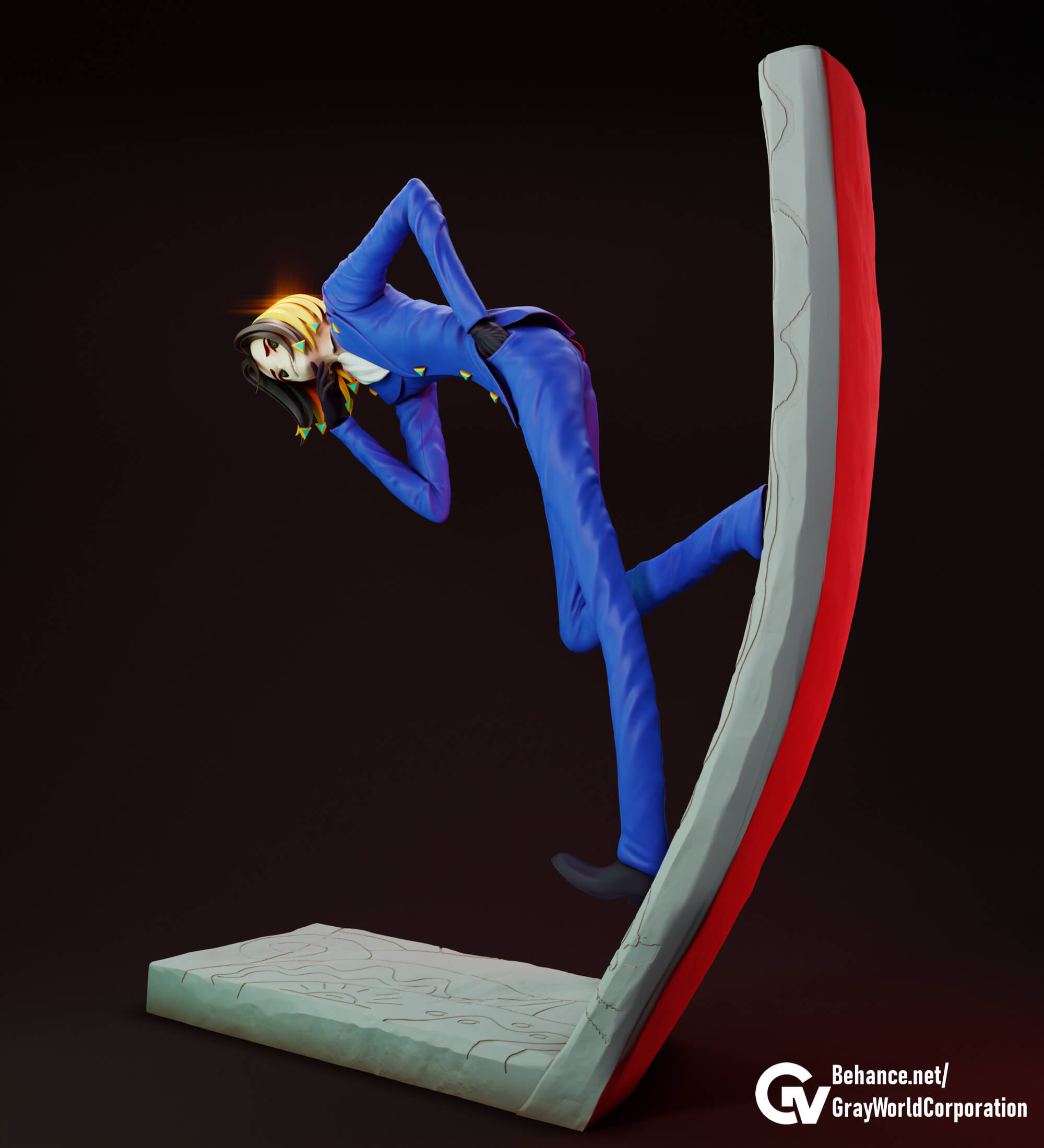 Nougami Neuro - Neuro: Supernatural Detective 3D Model by Gray World ...