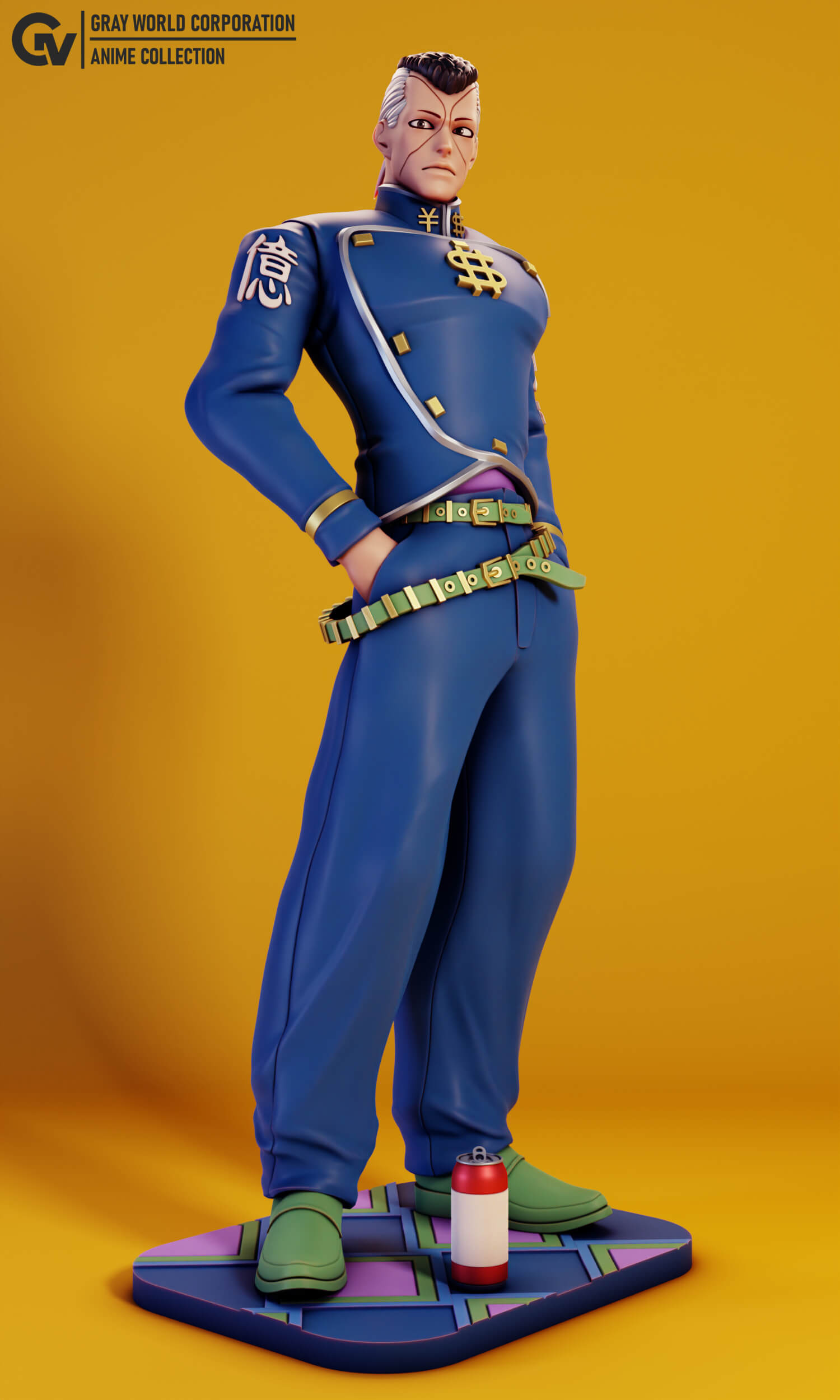 Okuyasu Nijimura - Jojo S Bizarre Adventure 3D Print Model by Gray World Corporation