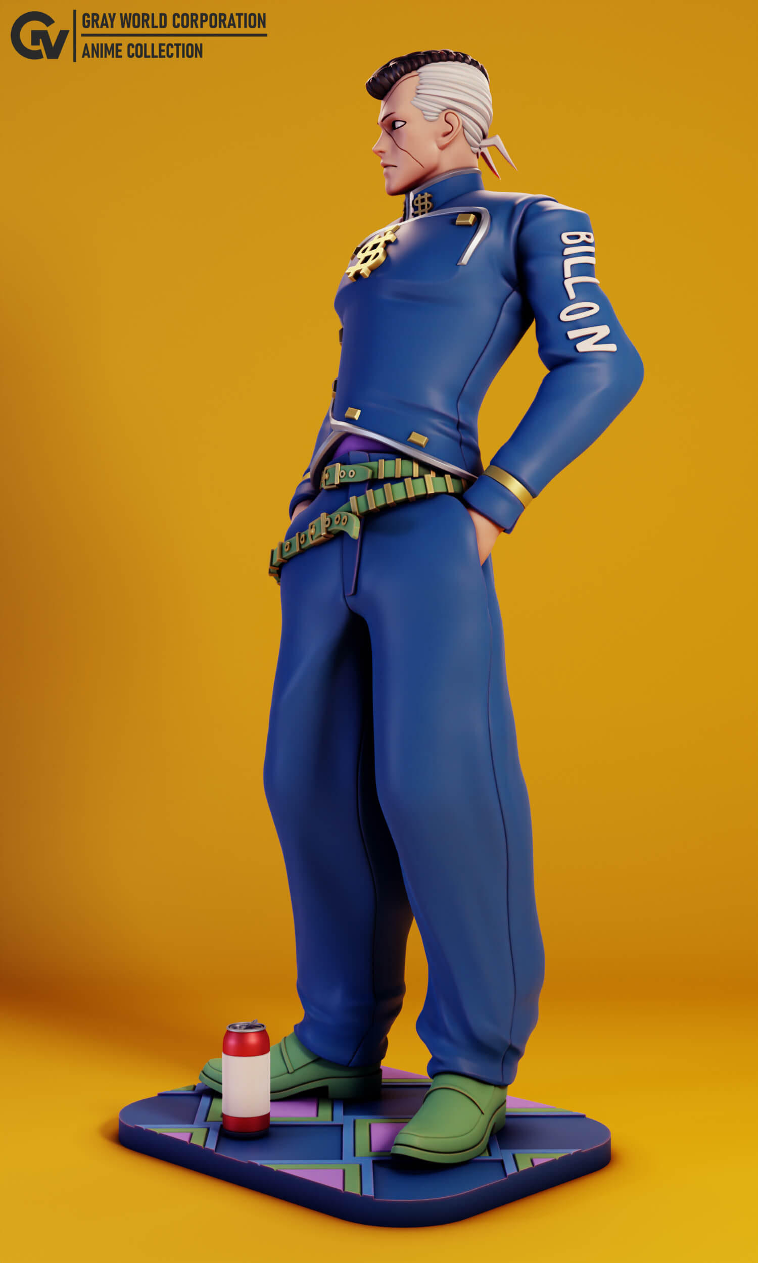 Okuyasu Nijimura - Jojo S Bizarre Adventure 3D Model by Gray World ...