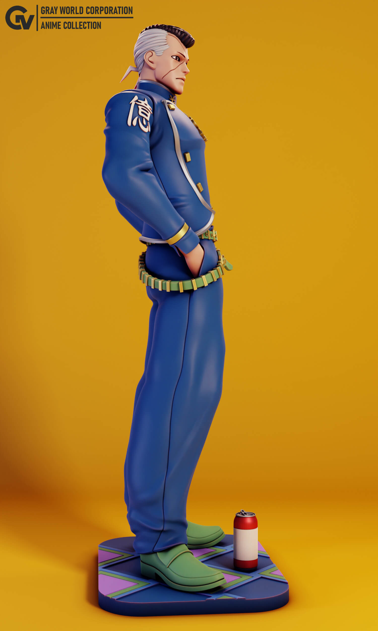 Okuyasu Nijimura - Jojo S Bizarre Adventure 3D Model by Gray World ...