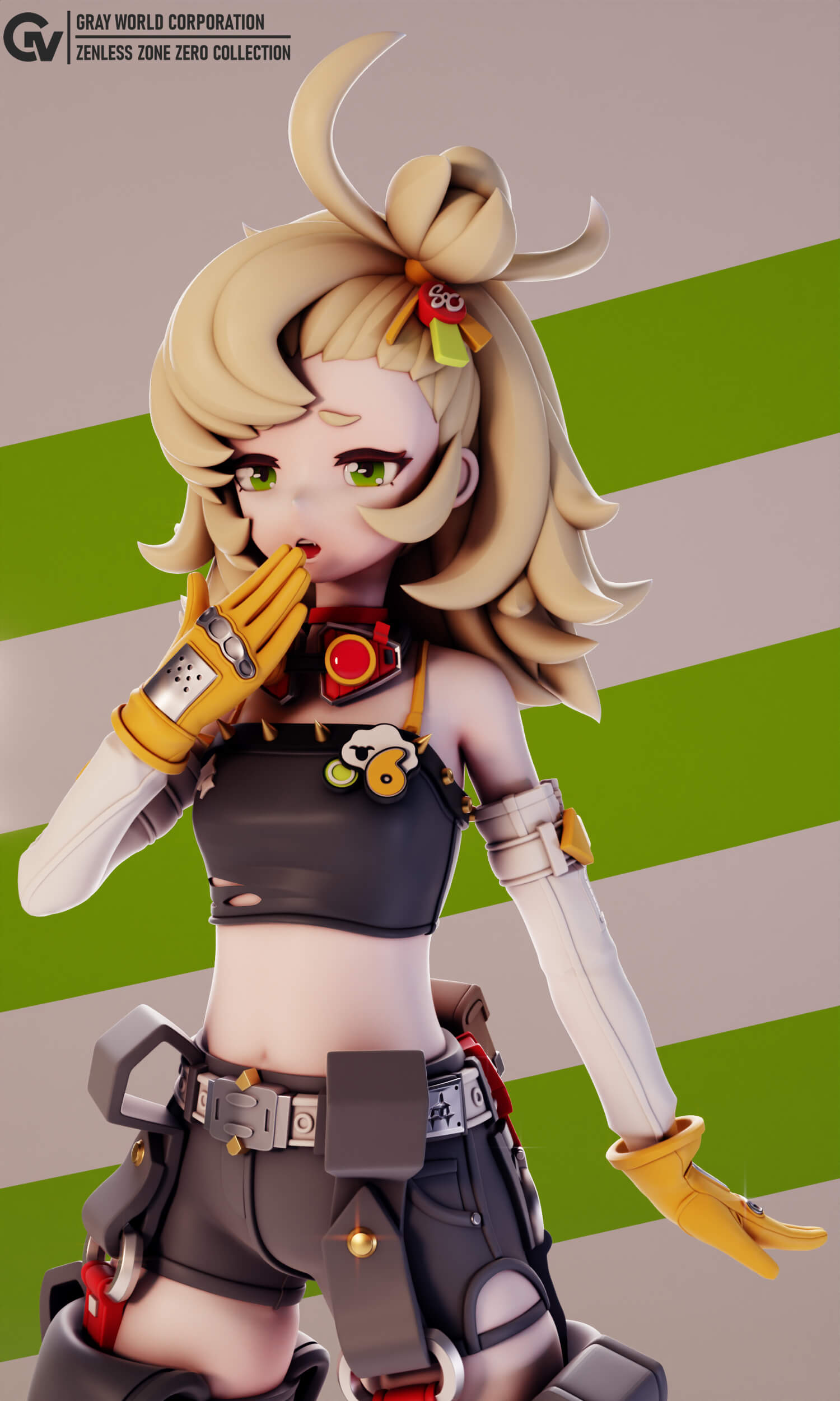 Piper Wheel - Zenless Zone Zero 3D Model by Gray World Corporation