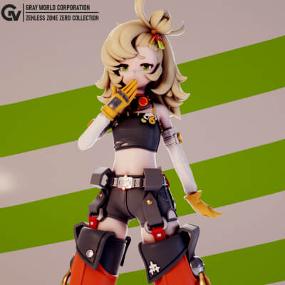 Piper Wheel - Zenless Zone Zero 3D Model by Gray World Corporation