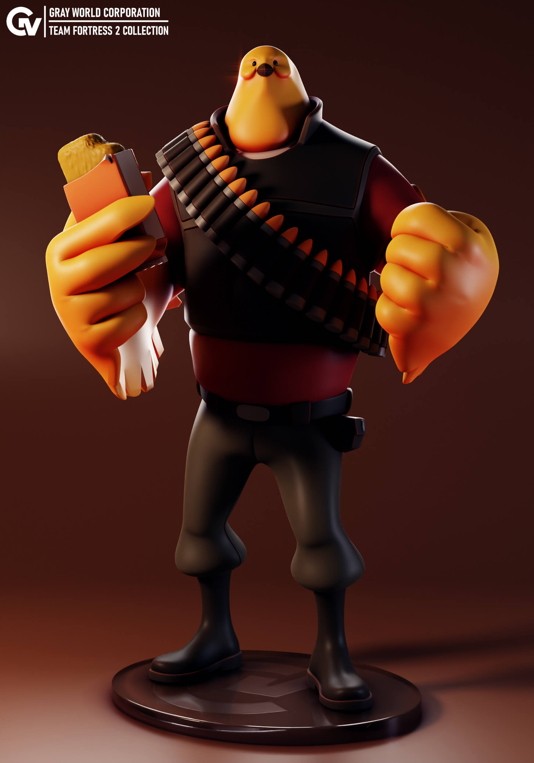 Pootis - Team Fortress 2 3D Model by Gray World Corporation