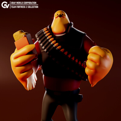 Pootis - Team Fortress 2 3D Model by Gray World Corporation