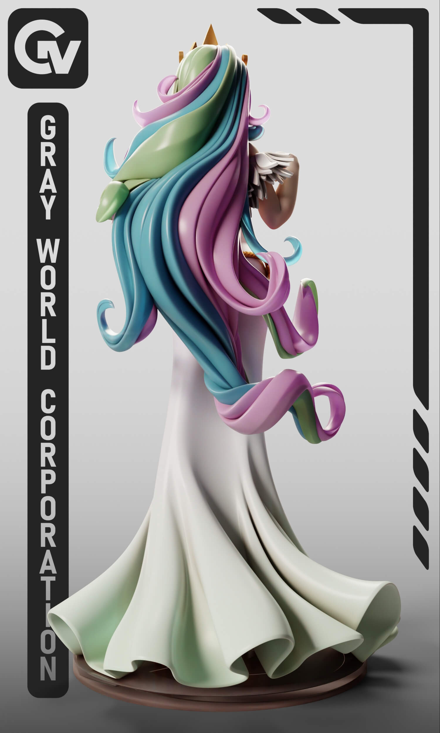 Princess Celestia - MLP 3D Print Model by Gray World Corporation