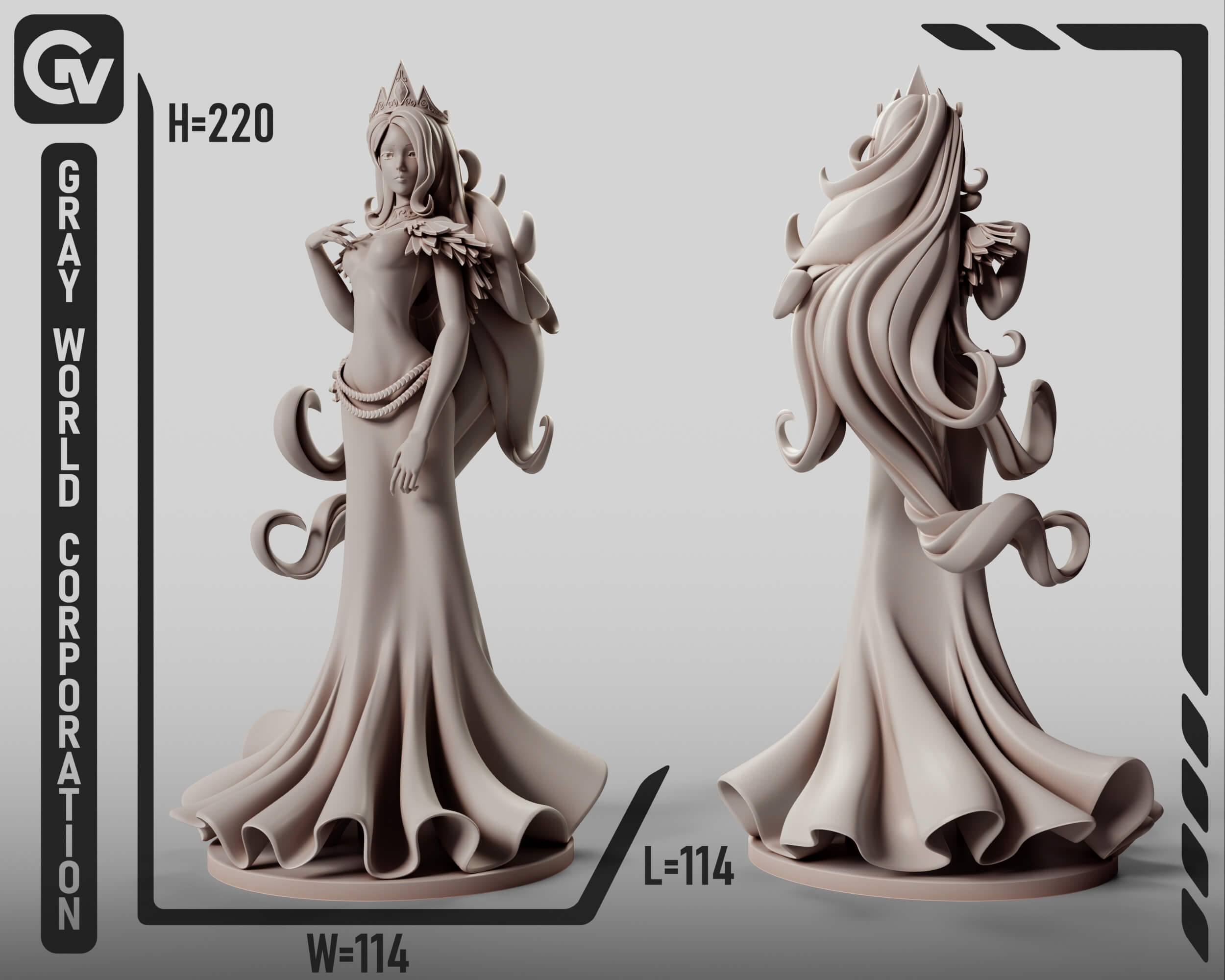 Princess Celestia - MLP 3D Print Model by Gray World Corporation