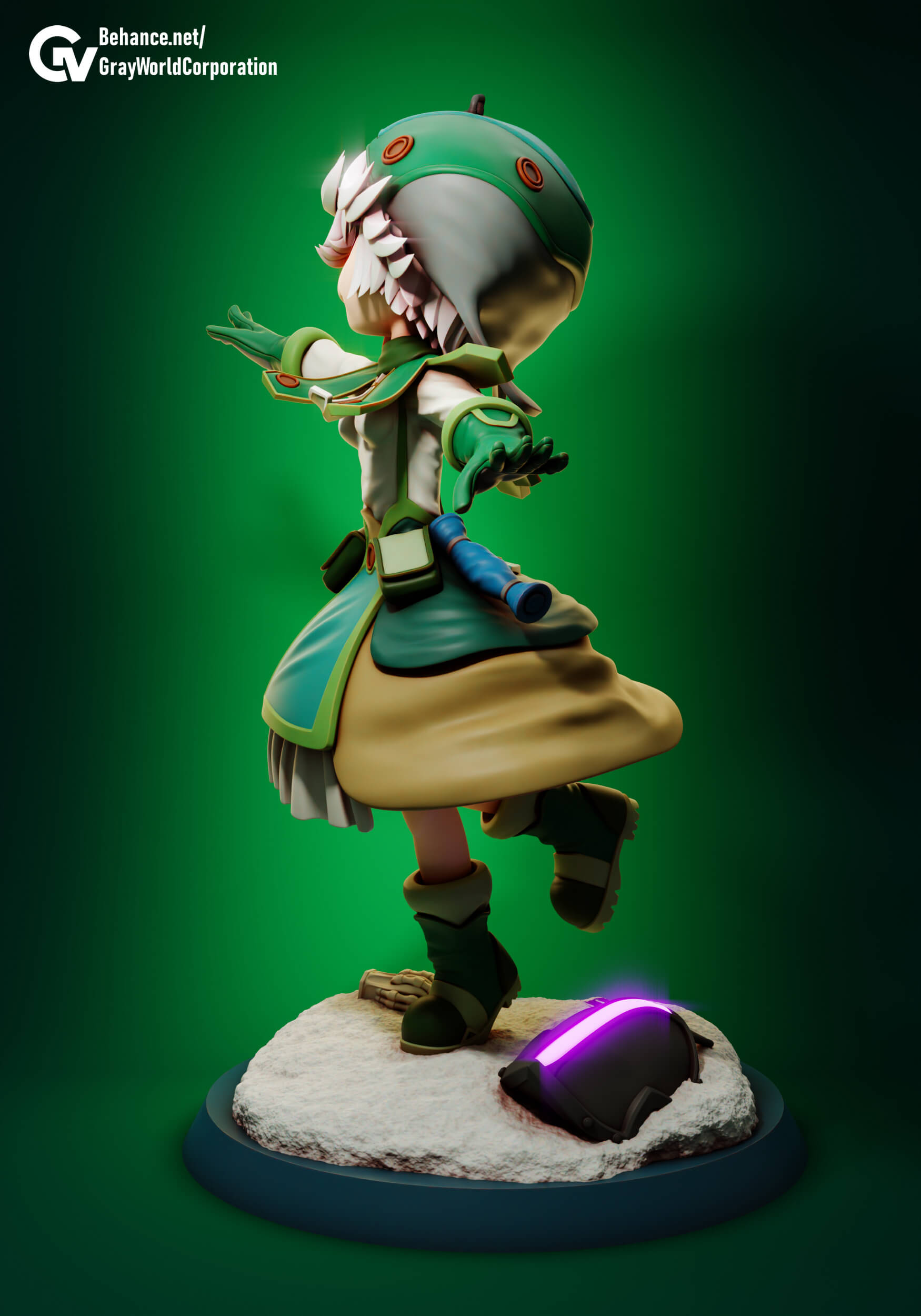 Prushka - Made in Abyss 3D Print Model by Gray World Corporation