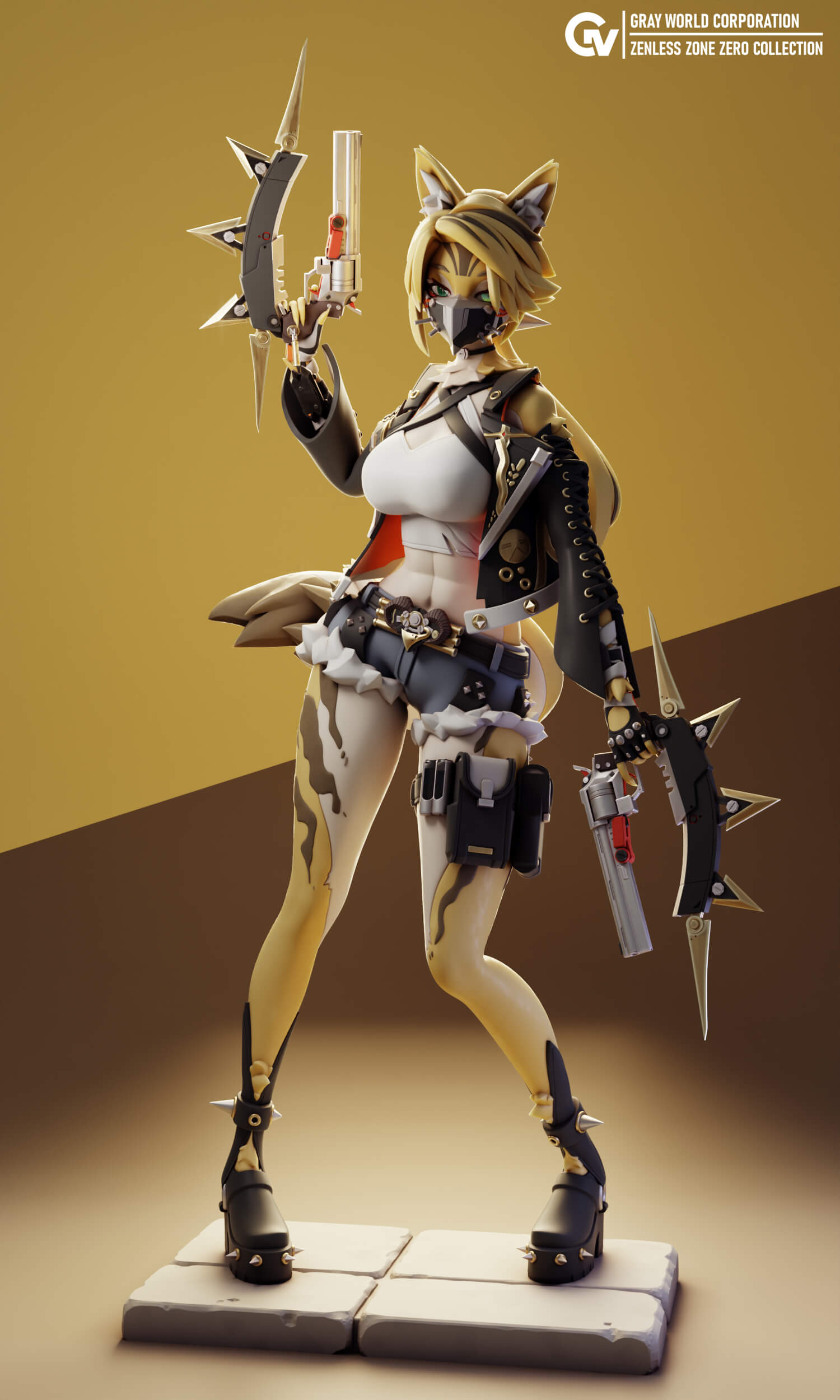 Pulchra - Zenless Zone Zero 3D Model by Gray World Corporation