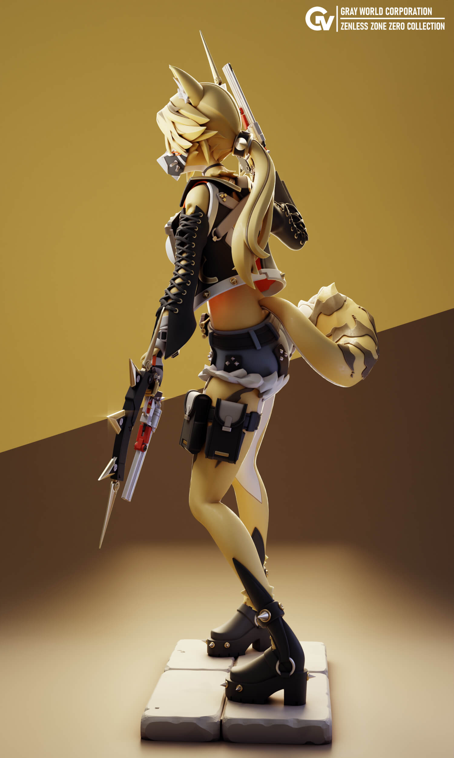 Pulchra - Zenless Zone Zero 3D Model by Gray World Corporation