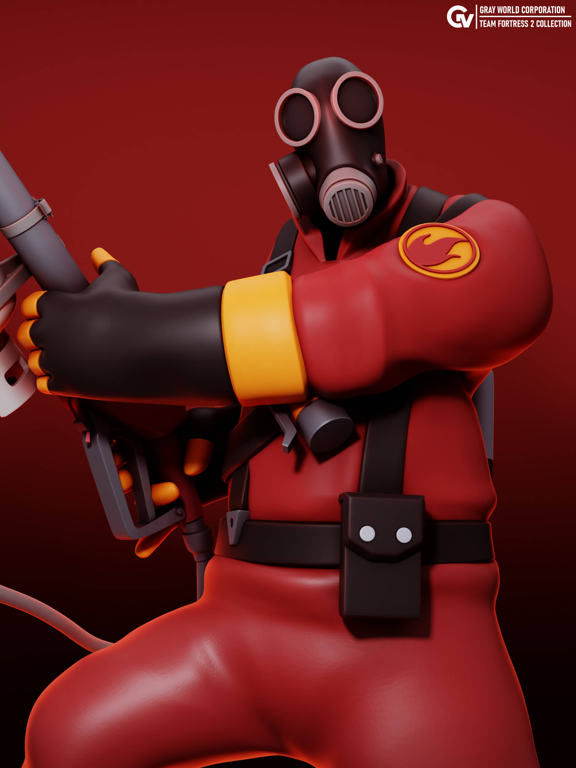 Pyro - Team Fortress 2 3D Model by Gray World Corporation