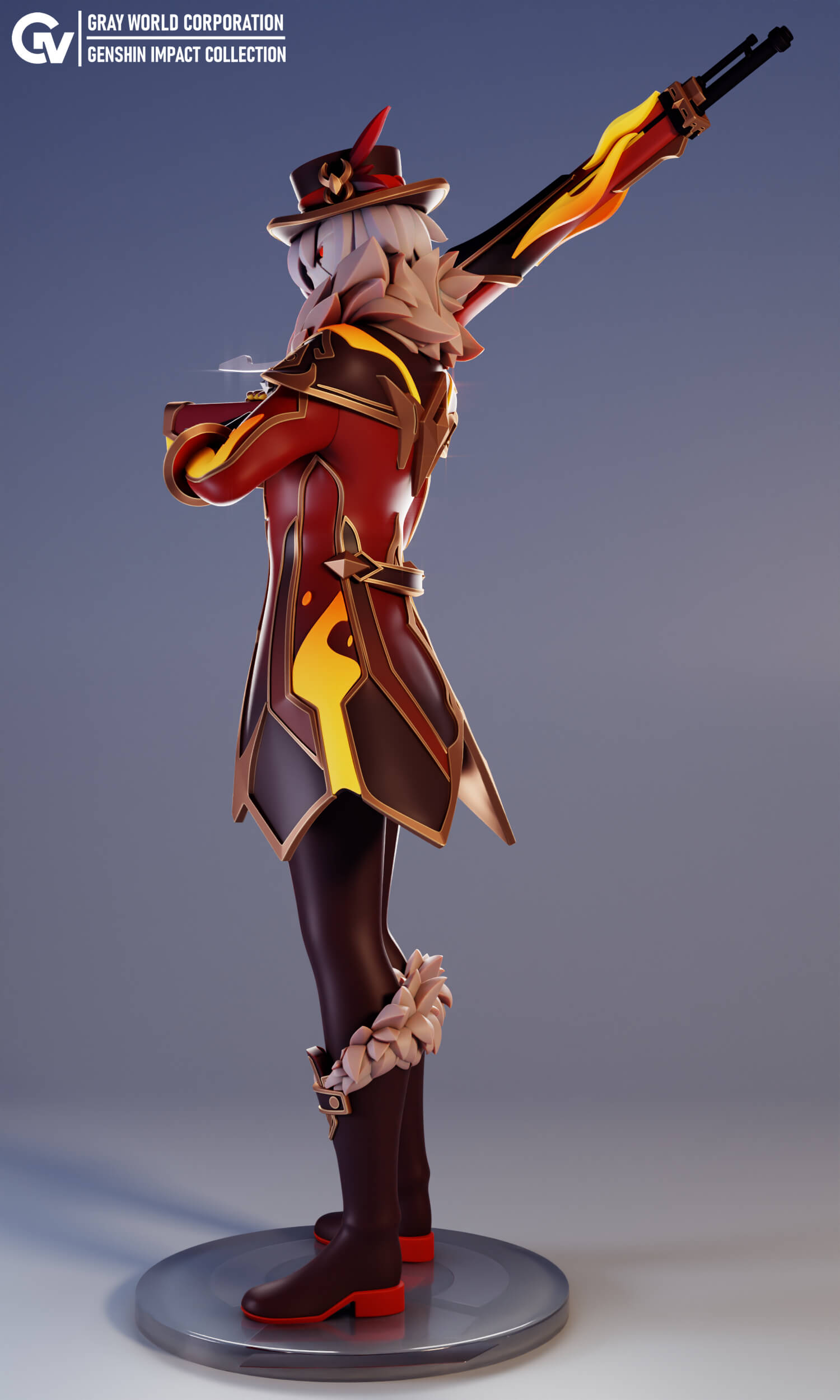 Pyroslinger Bracer Genshin Impact 3d Print Model By Gray World